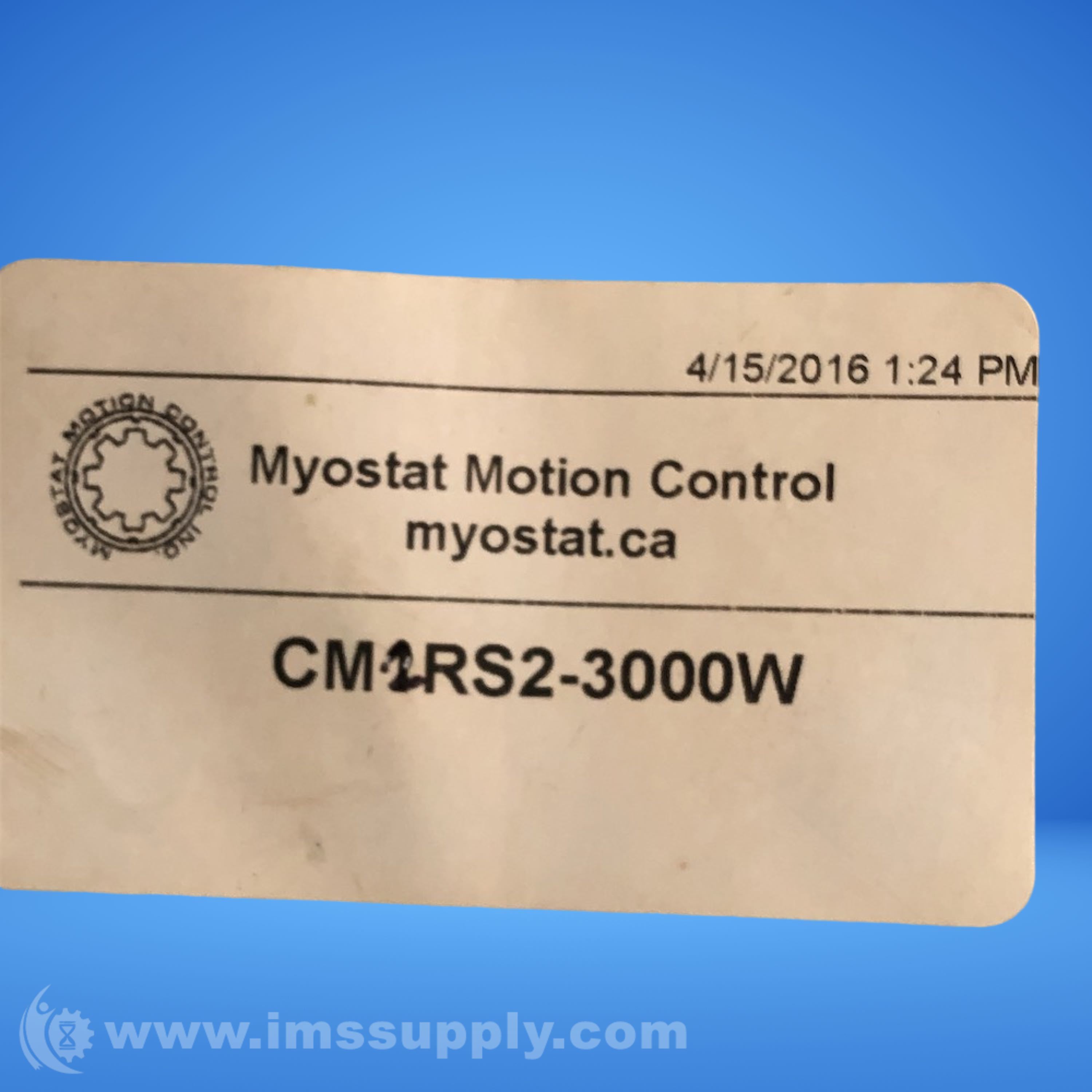 Myostat Motion Control Inc. CM2RS2-3000W Communications Cable - IMS Supply