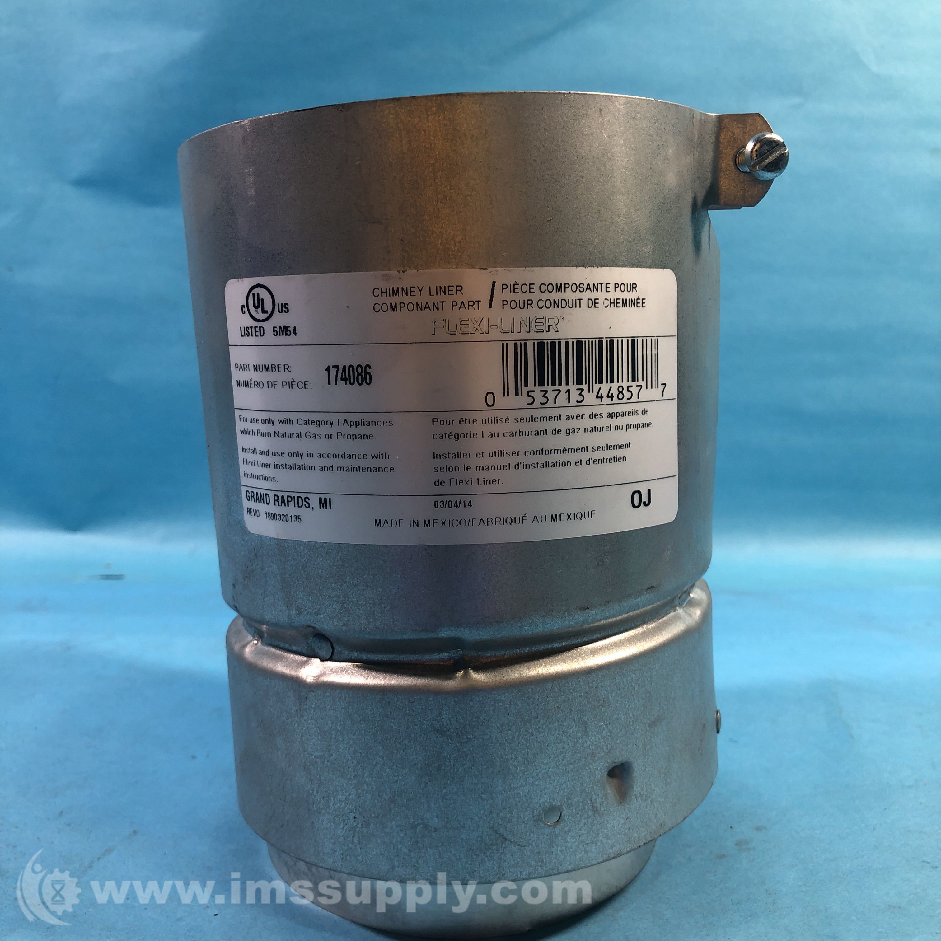 Selkirk 174086 Flexi-Liner 4 Inch B Vent Adapter - IMS Supply