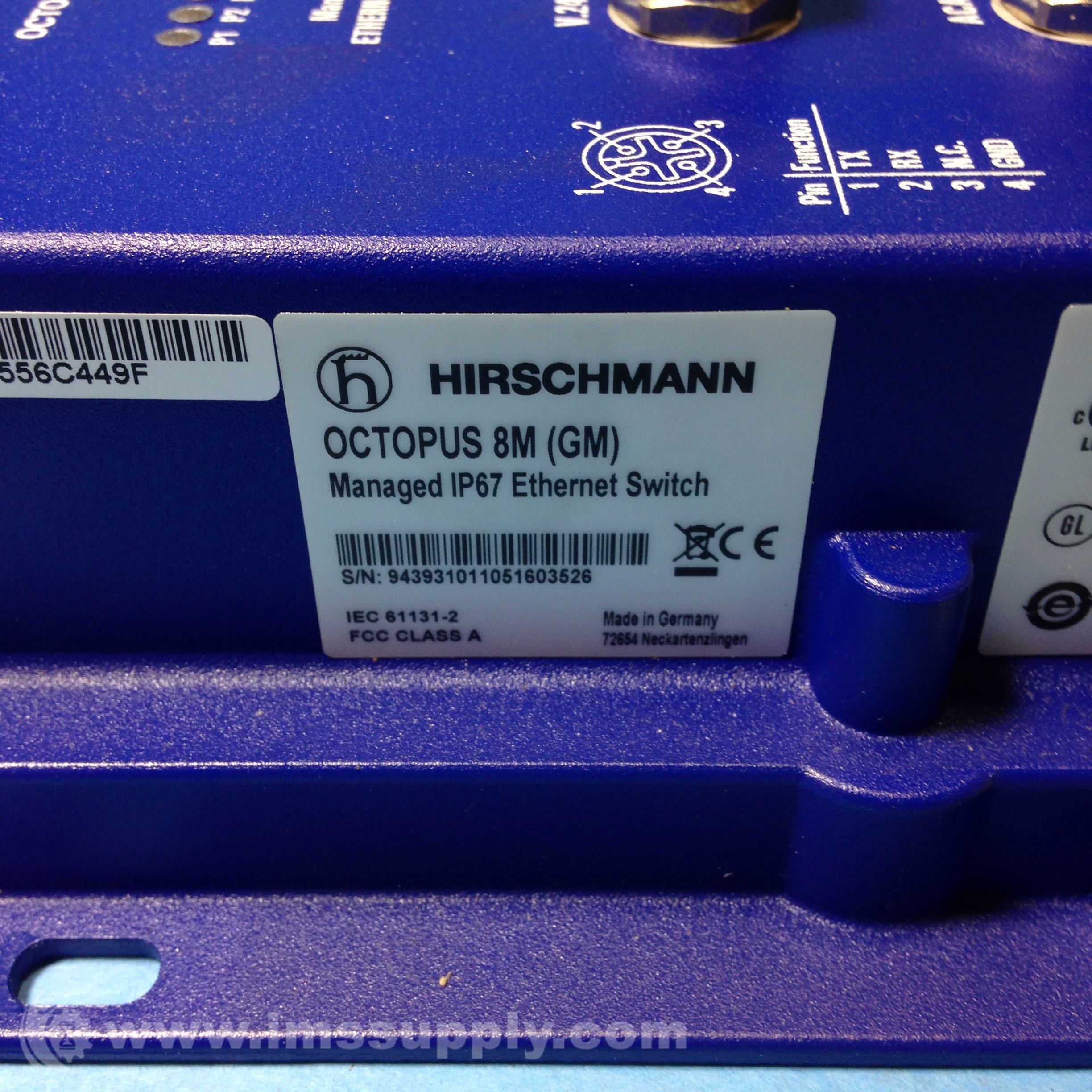 Hirschmann Octopus 8M Ethernet Switch - IMS Supply