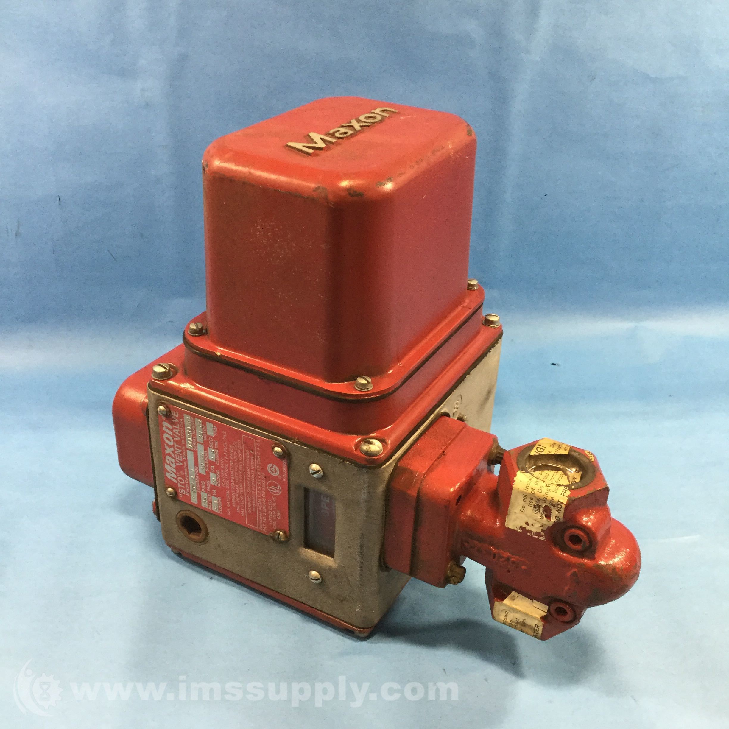 Maxon 1 ST0-A 0 Vent Valve - IMS Supply