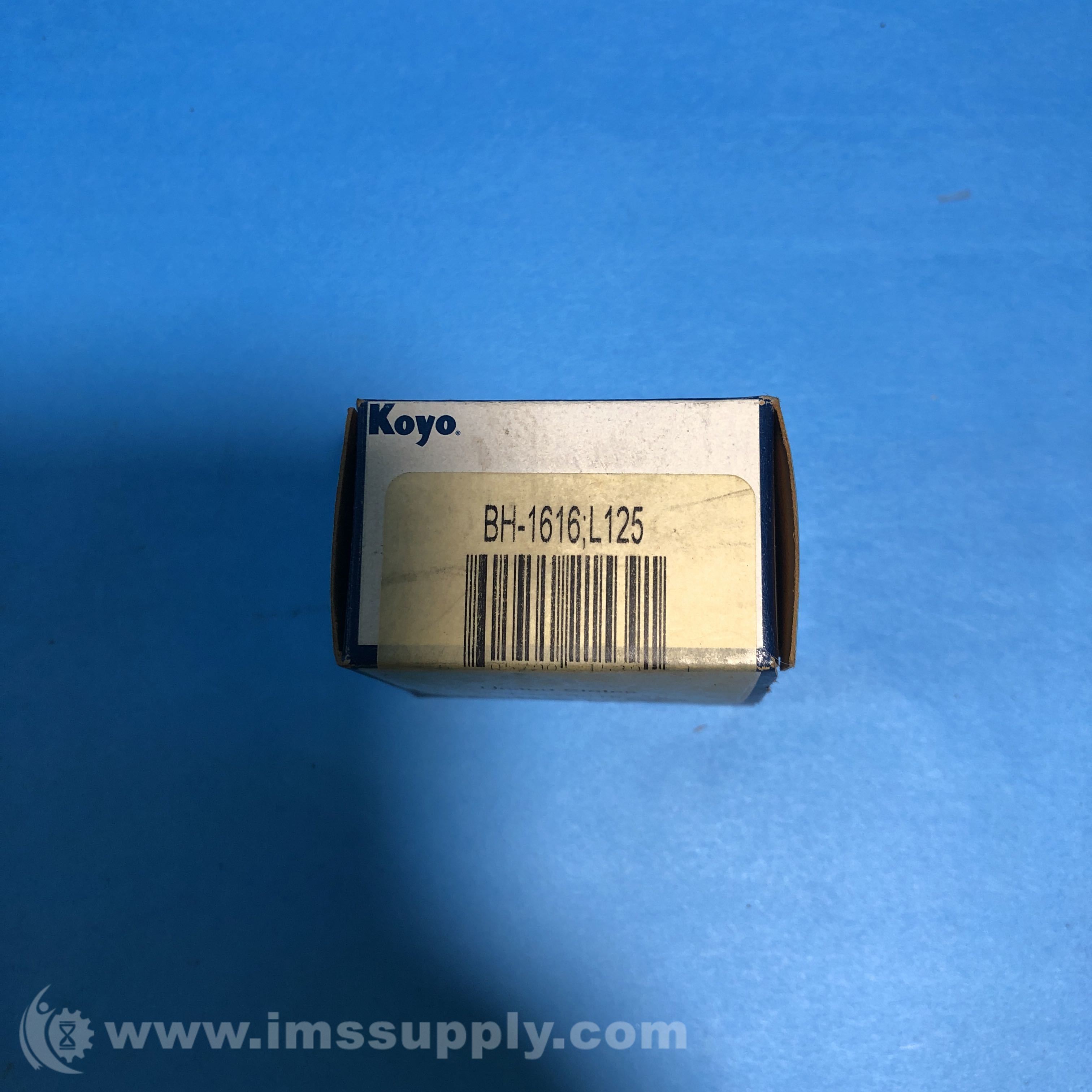 Koyo BH-1616;L125 Drawn Cup Needle Roller Bearing, 1 In Bore - IMS Supply