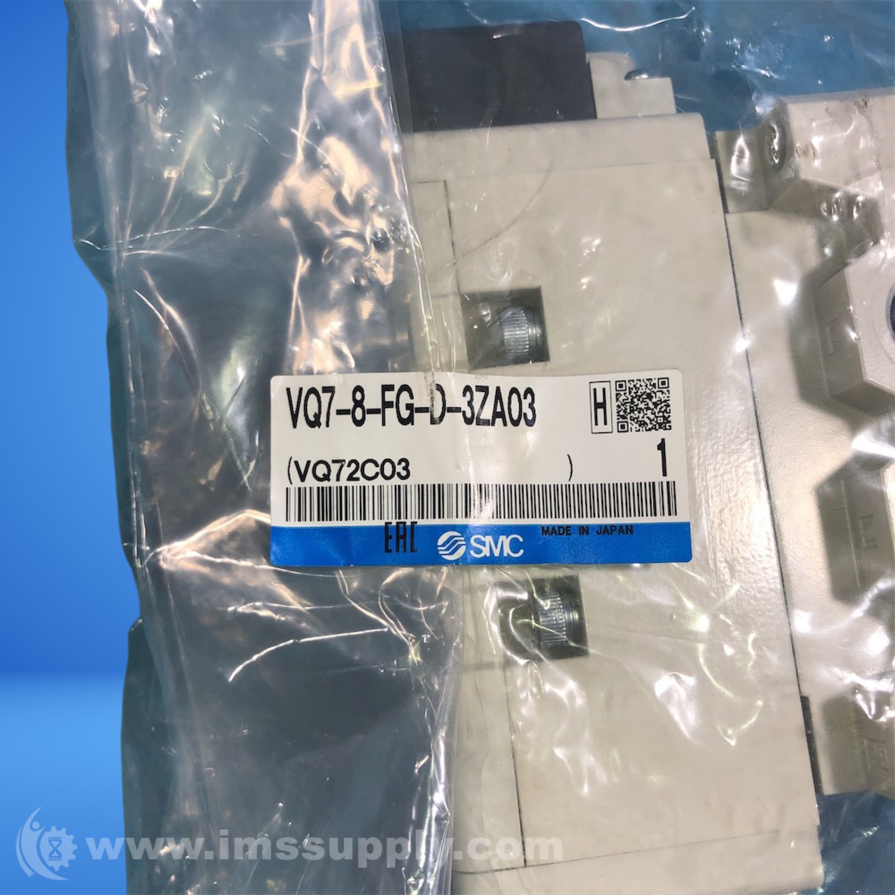 SMC VQ7-8-FG-D-3ZA03 Solenoid Valve - IMS Supply