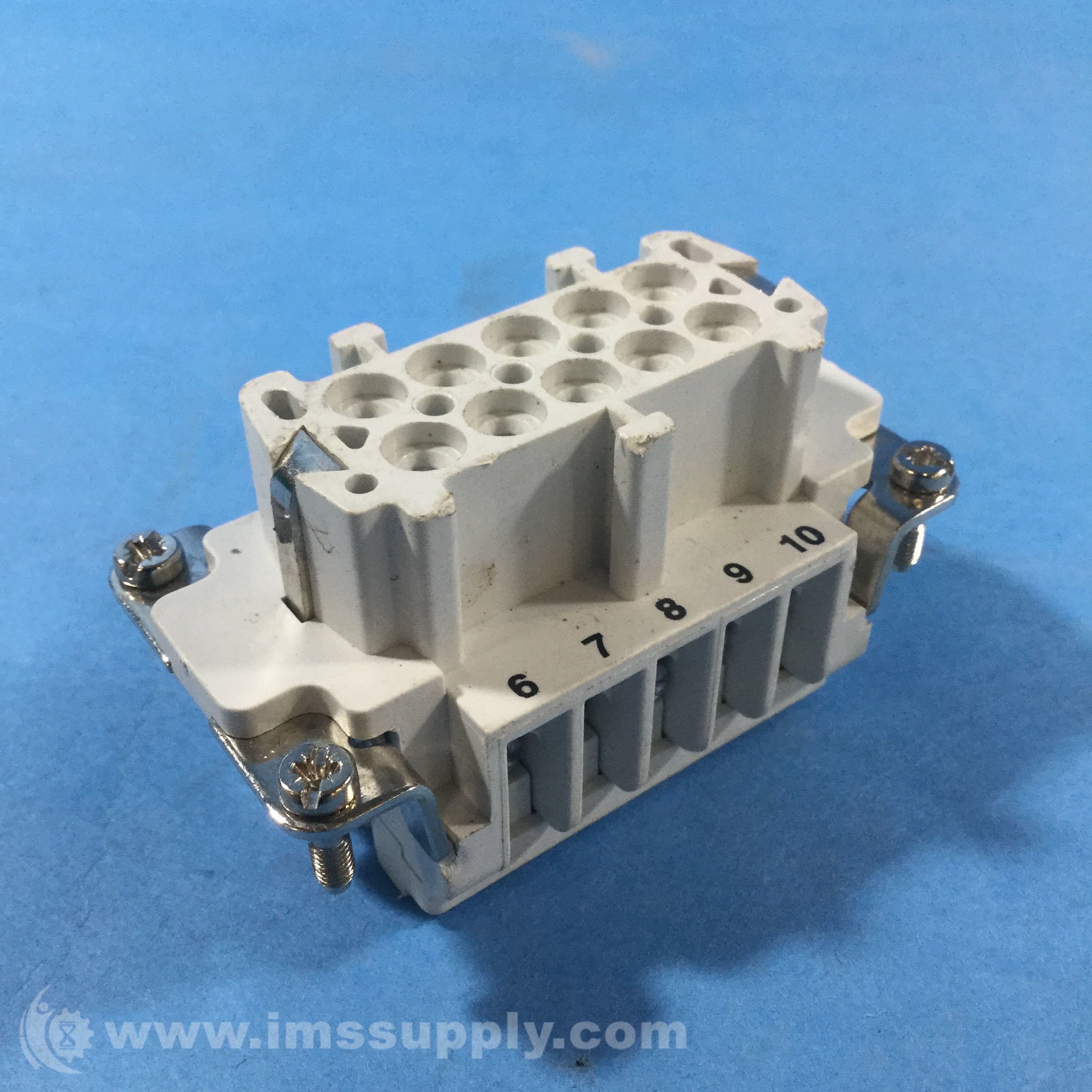 Thomas & Betts FS110B 10 Pin Female Bulkhead Connector Insert 16A - IMS ...