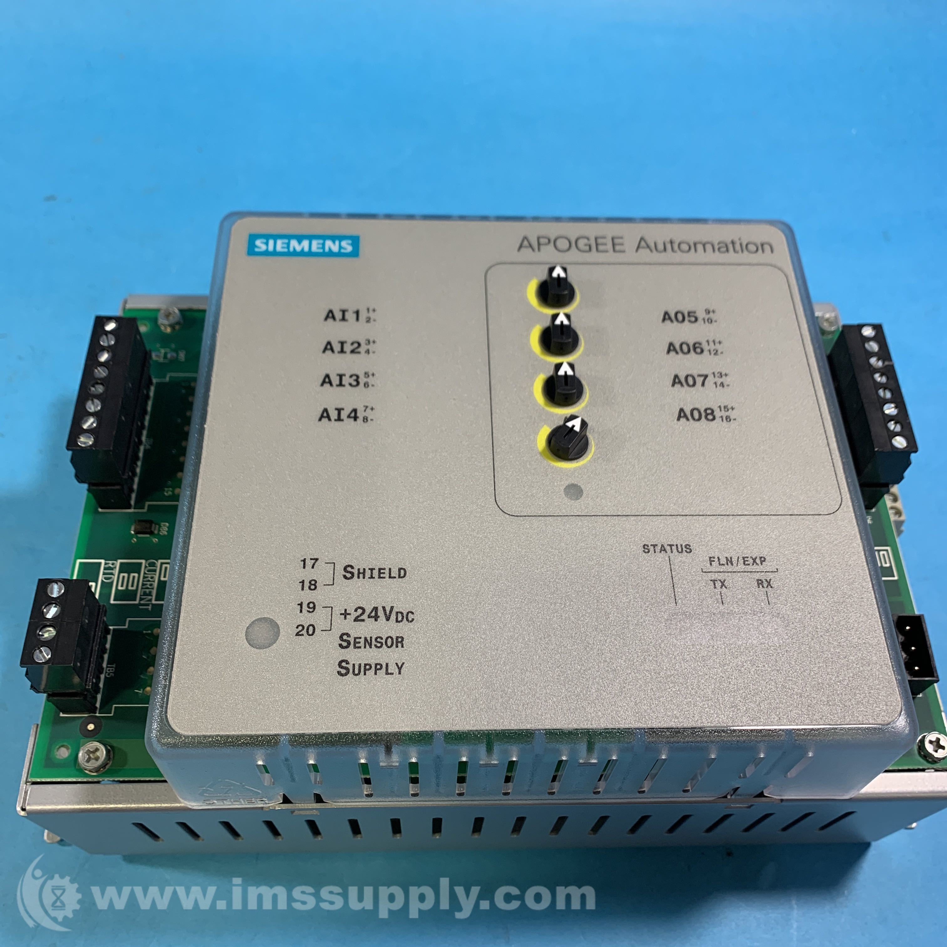 Siemens 549-215 Expansion Module MEC ANALOG 4AI/4AO 24V W/HOA - IMS Supply