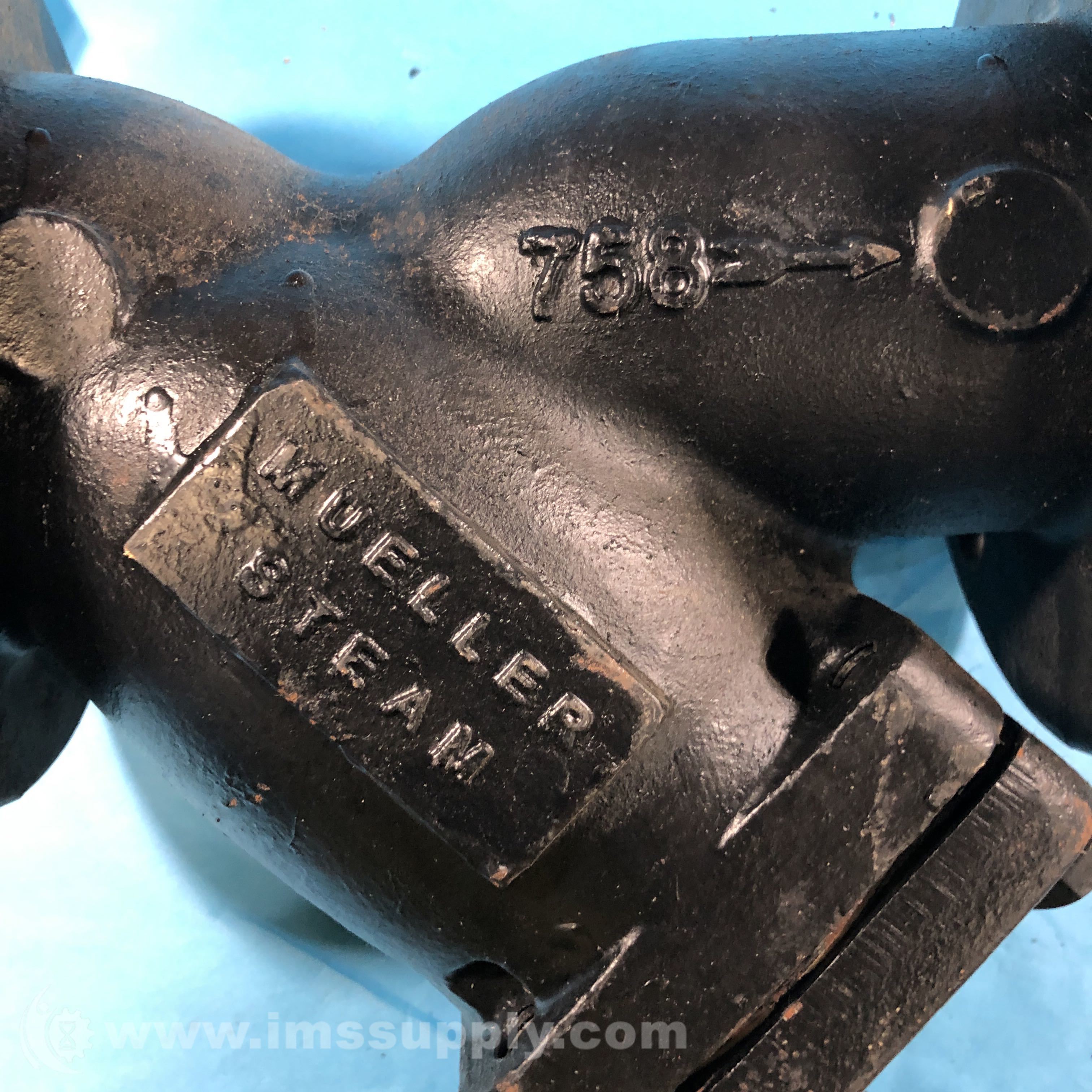 Mueller 758 3 inch Cast Iron Flanged End Y Strainer - IMS Supply