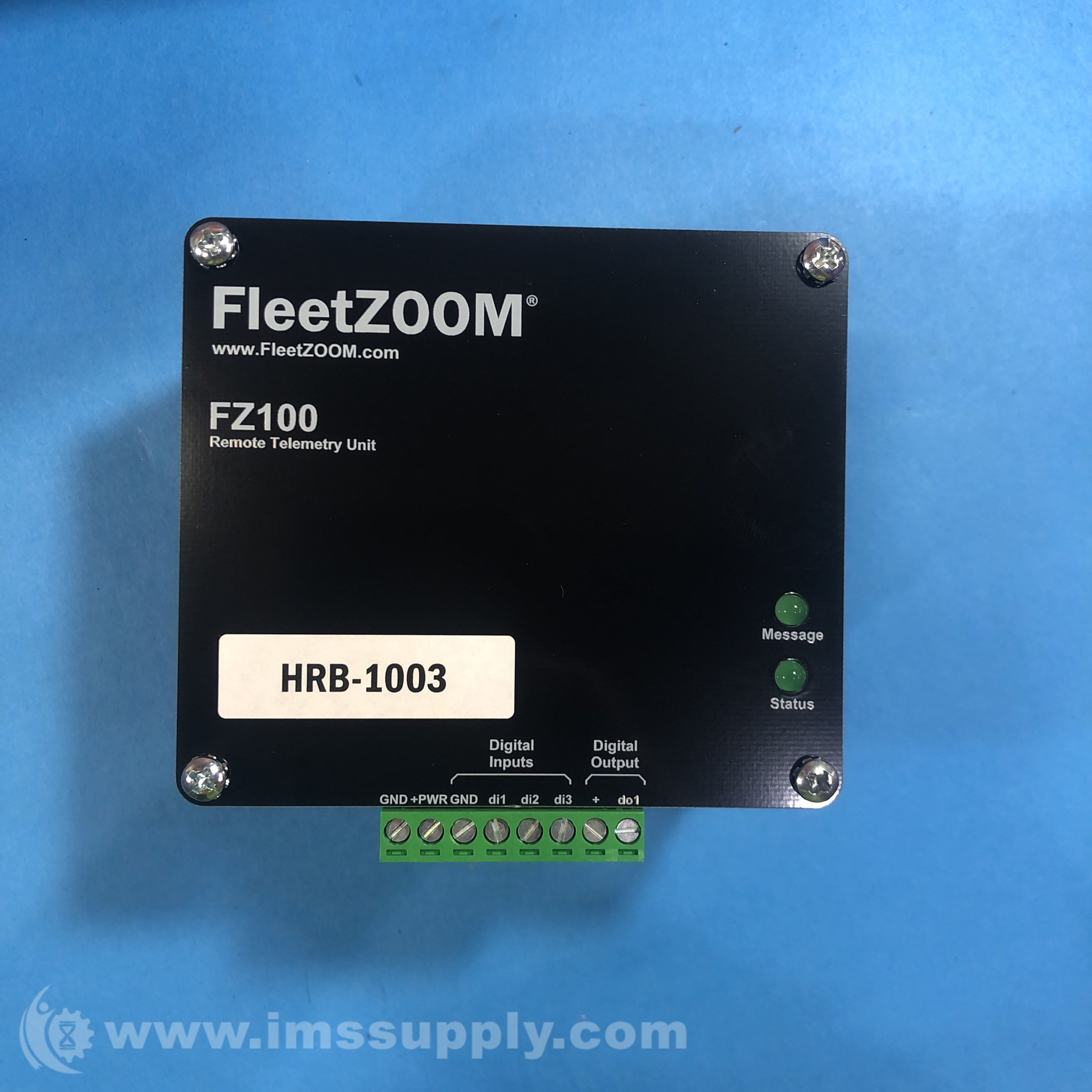 FleetZoom FZ100 HRB-1003 Remote Telemetry Unit - IMS Supply