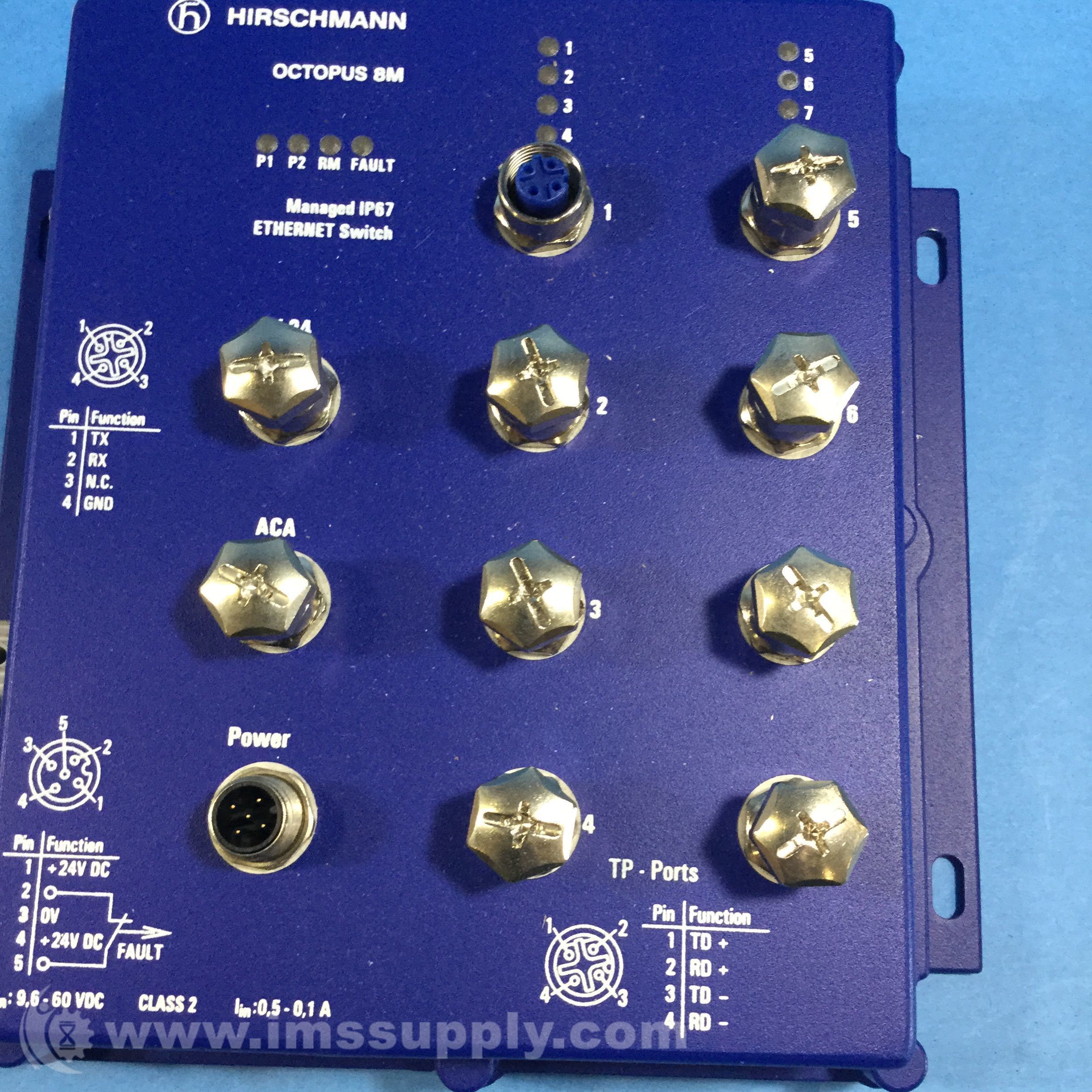 Hirschmann OCTOPUS 8M Managed IP67 Ethernet Switch - IMS Supply