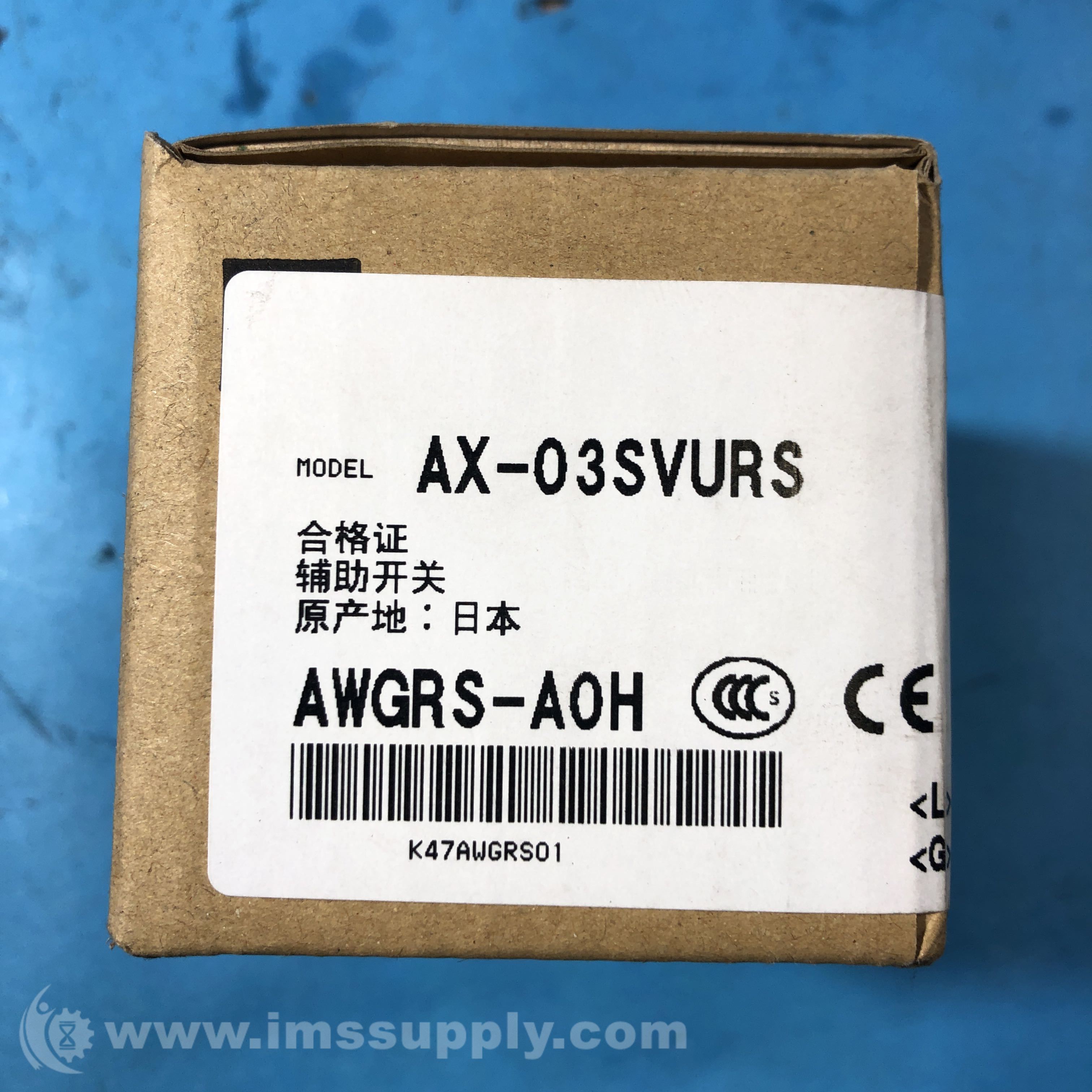 Mitsubishi AX-03SVURS Circuit Breaker Auxiliary Switch - IMS Supply