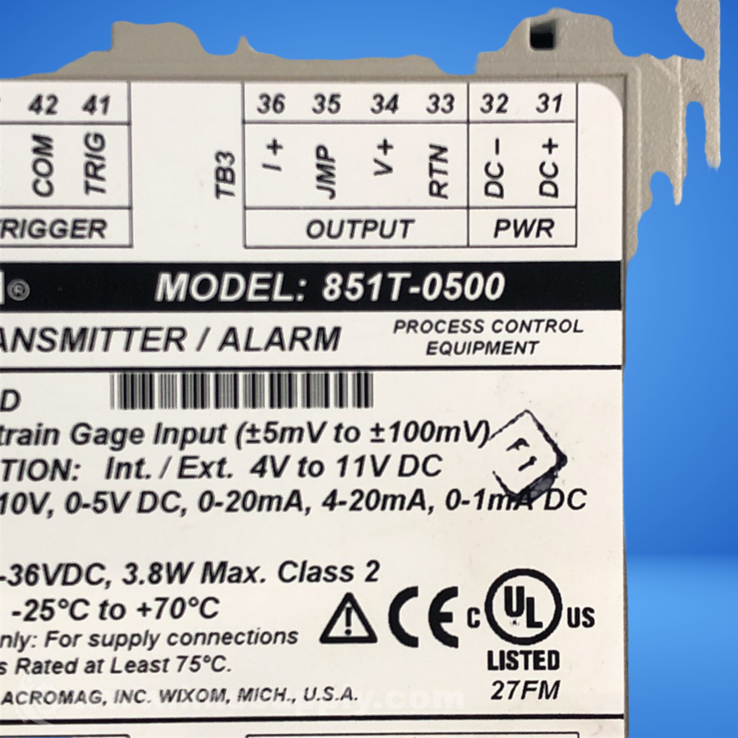 Acromag 851T-0500 Transmitter - IMS Supply