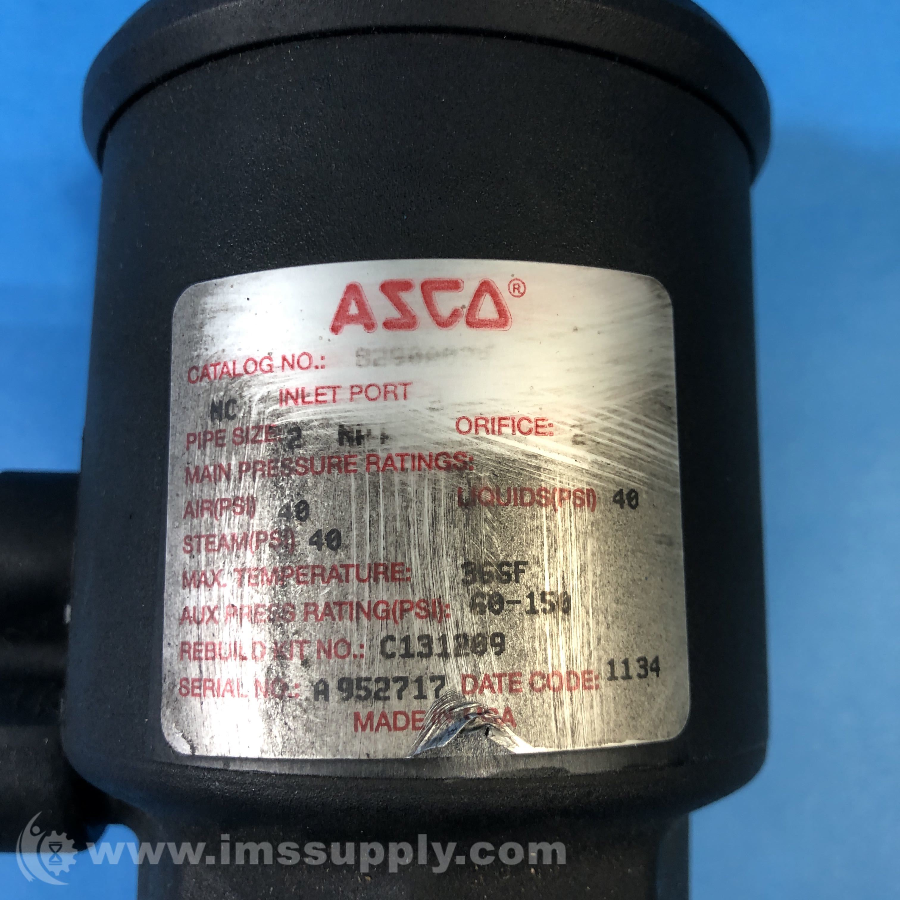 Asco 8290B028 Multi-Purpose Solenoid Valve - IMS Supply
