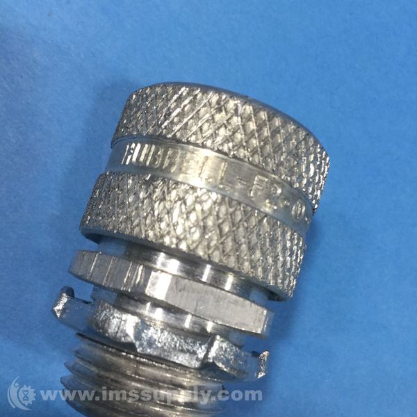 Hubbell F2 1/2 Straight Connector, .38 - .50 Cord Diameter - IMS Supply