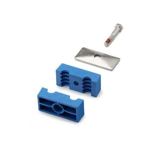 Swagelok 304-S1T-PP-4T Twin Bolted Plastic Clamp Tube Support Kit - IMS Supply