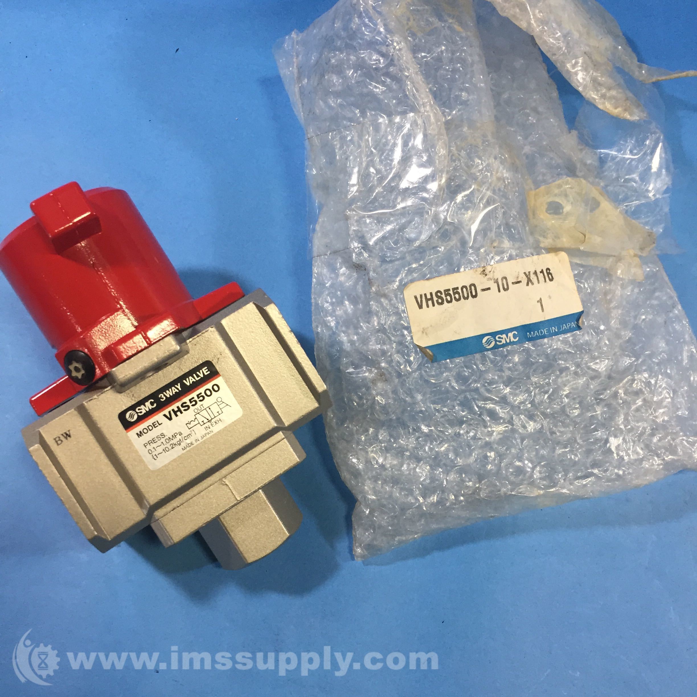 SMC VHS5500-10-X116 VHS Hand Valve - IMS Supply