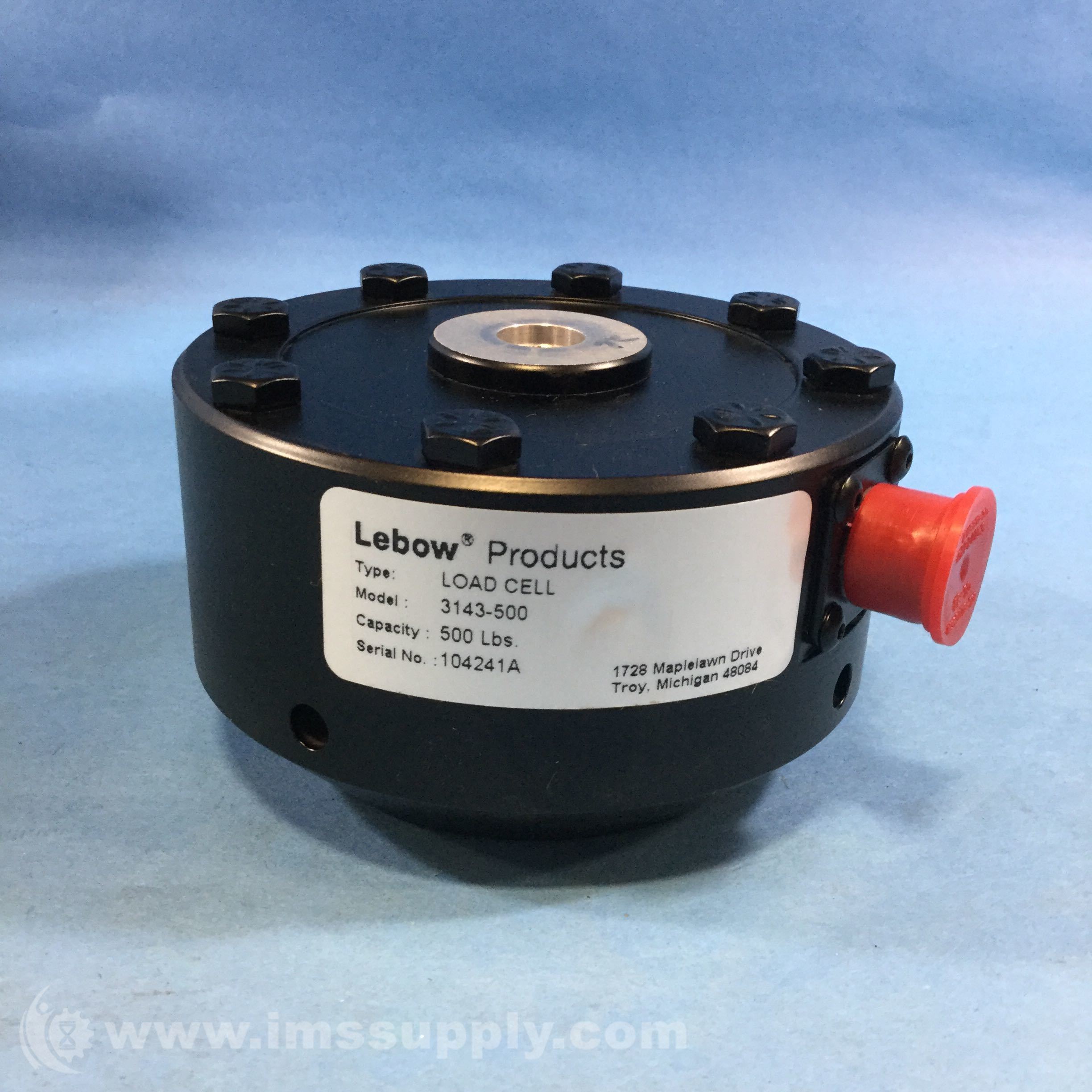 Lebow Products Inc 3143-500 Tension/Compression Pancake Load Cell - IMS ...