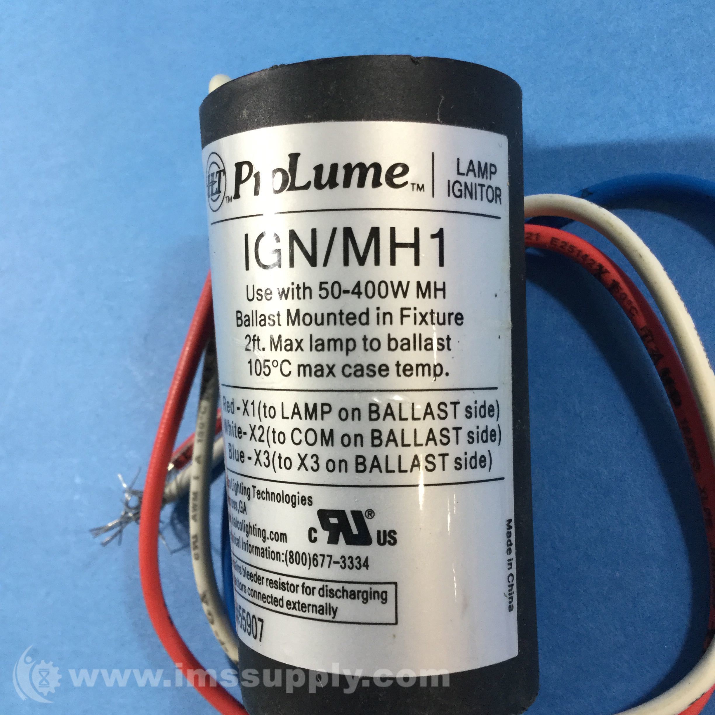 Halco Lighting Technologies 55907 IGN/MH1 MH Ignitor 50-150 Watts - IMS ...