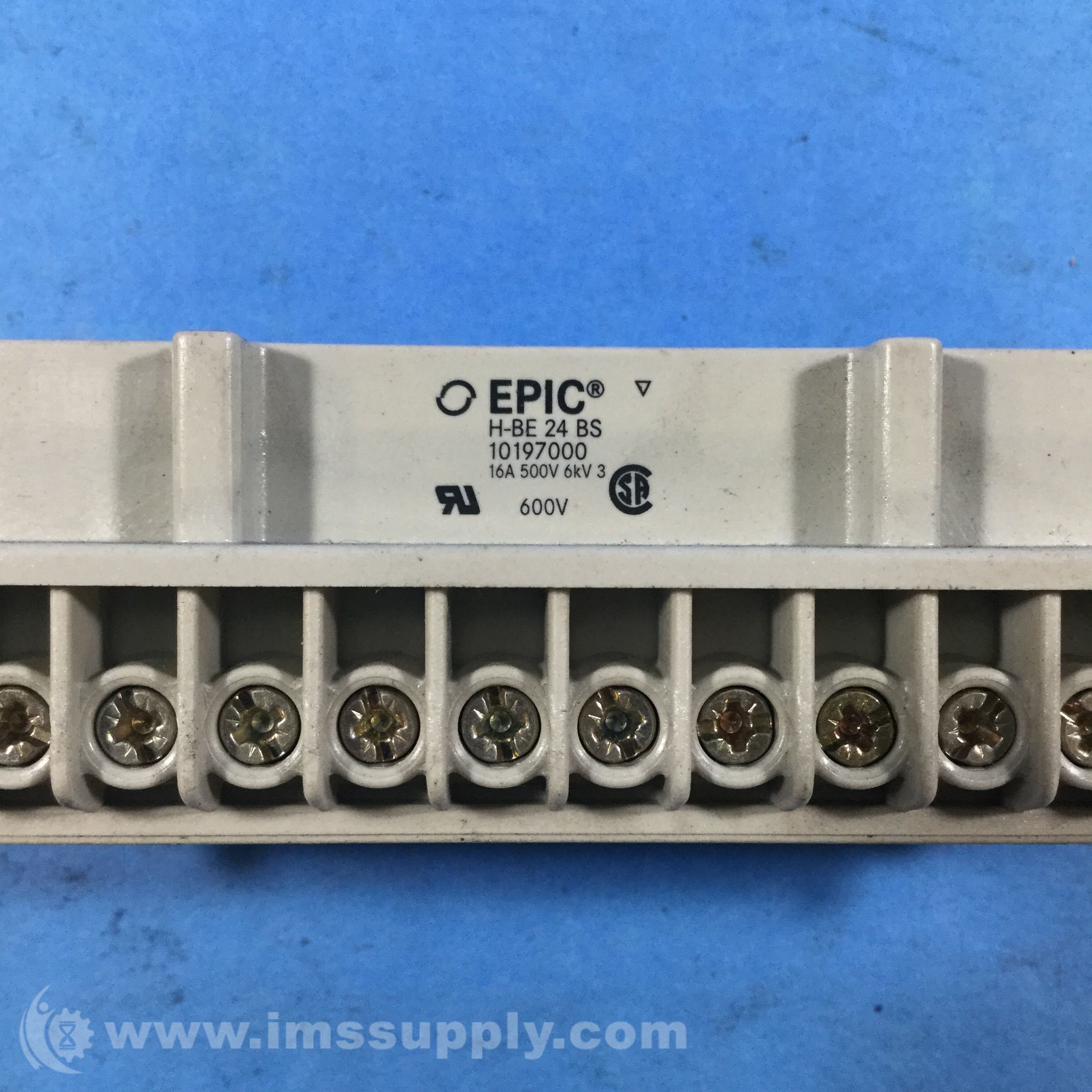 EPIC H-BE-24-BS Connector 24Pin Plug W/Shroud - IMS Supply