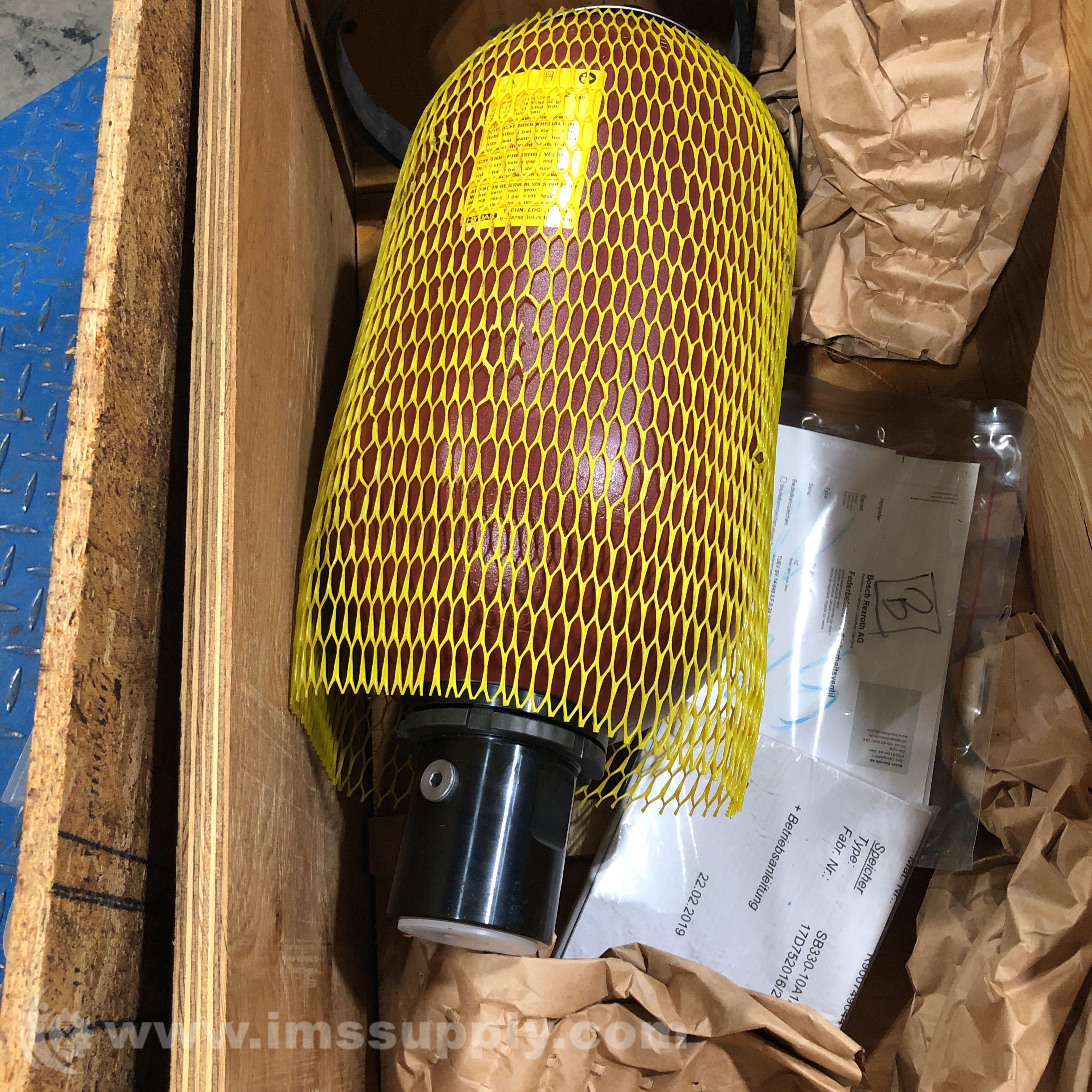 Hydac 03226357 Bladder Accumulator PD330BAR TD-40/100Â°C - IMS Supply