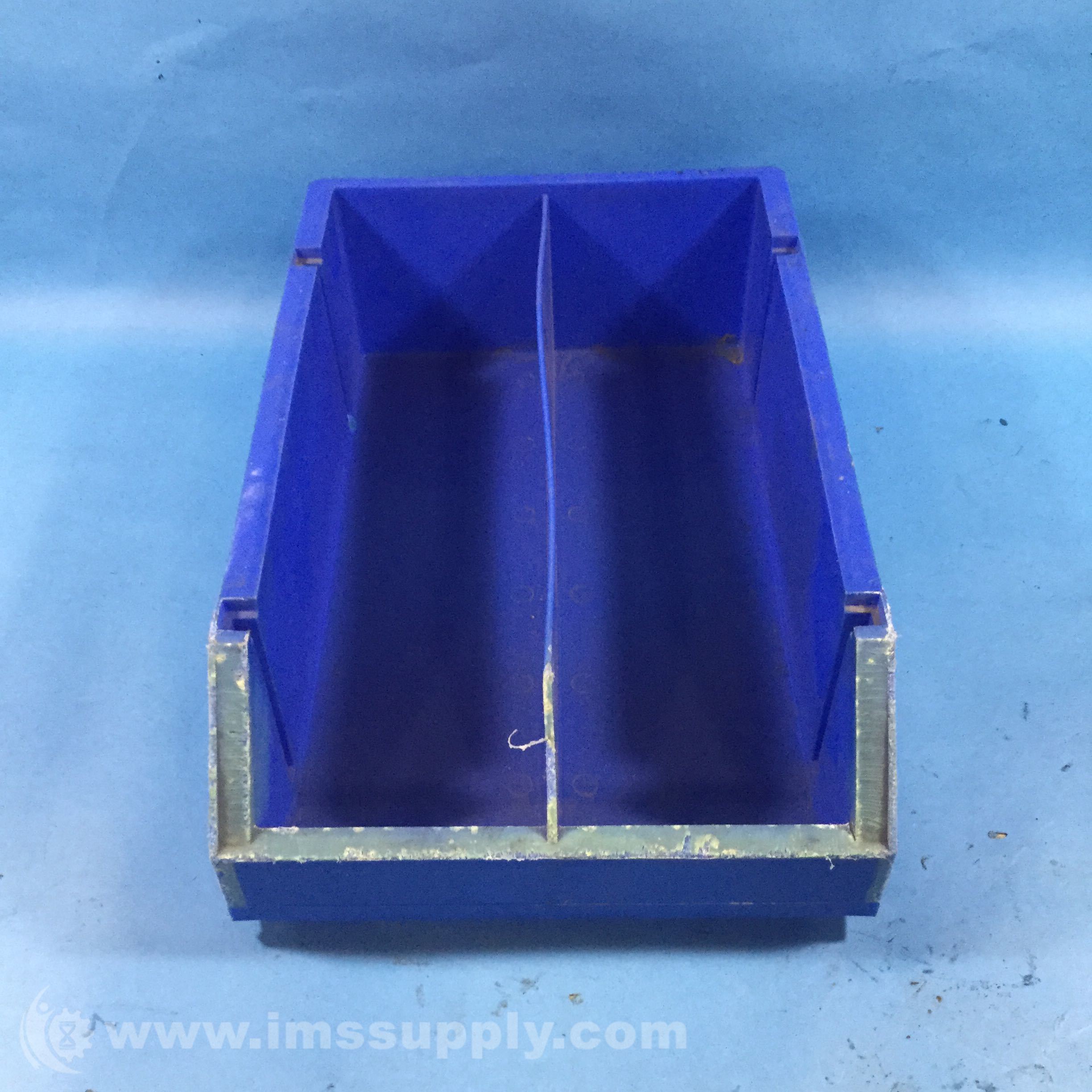 Bush Lake Industries Blue Dual Slot Storage Bin - IMS Supply
