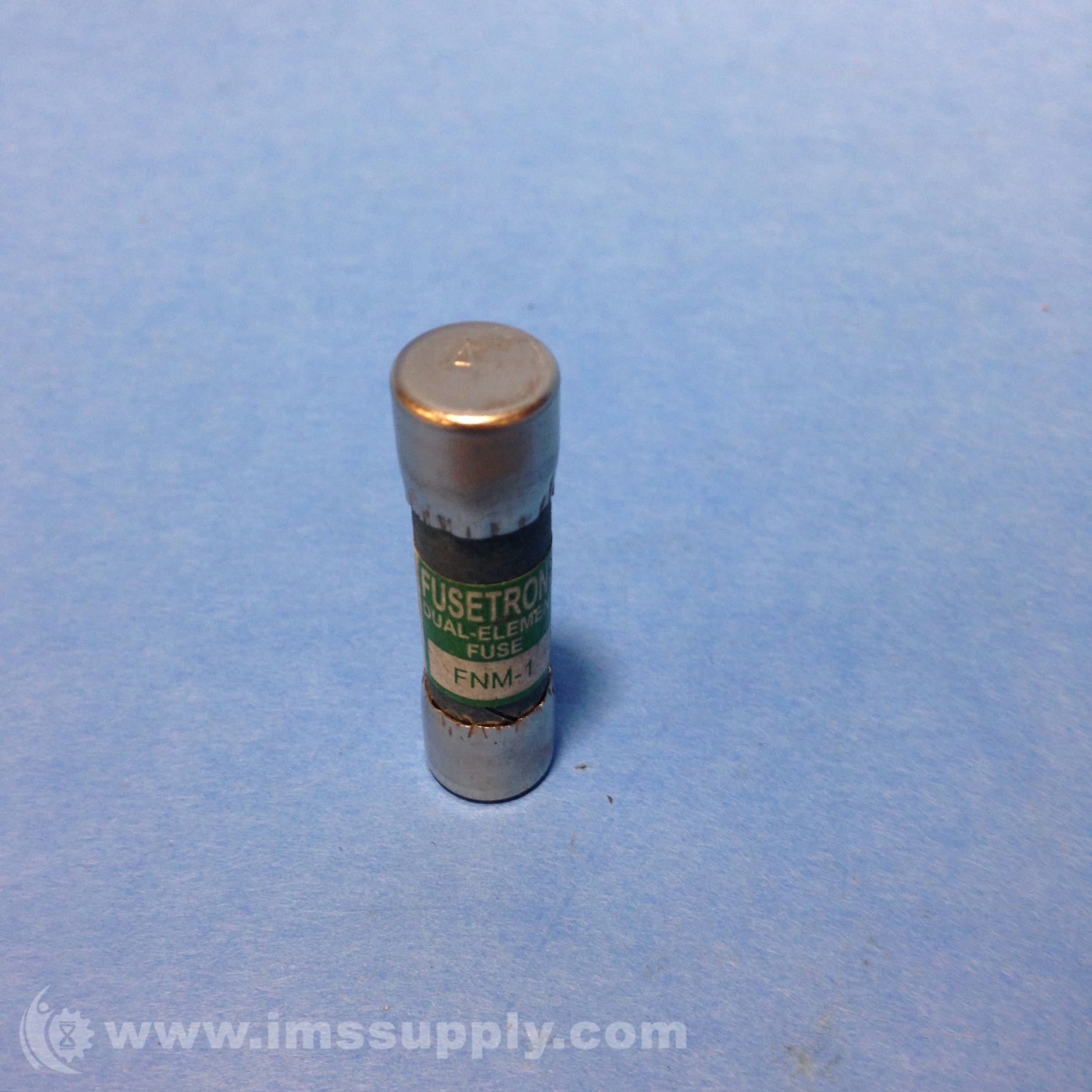 Fusetron FNM-1 1 Fuse Time Delay 1 Amp 250 Vac - IMS Supply