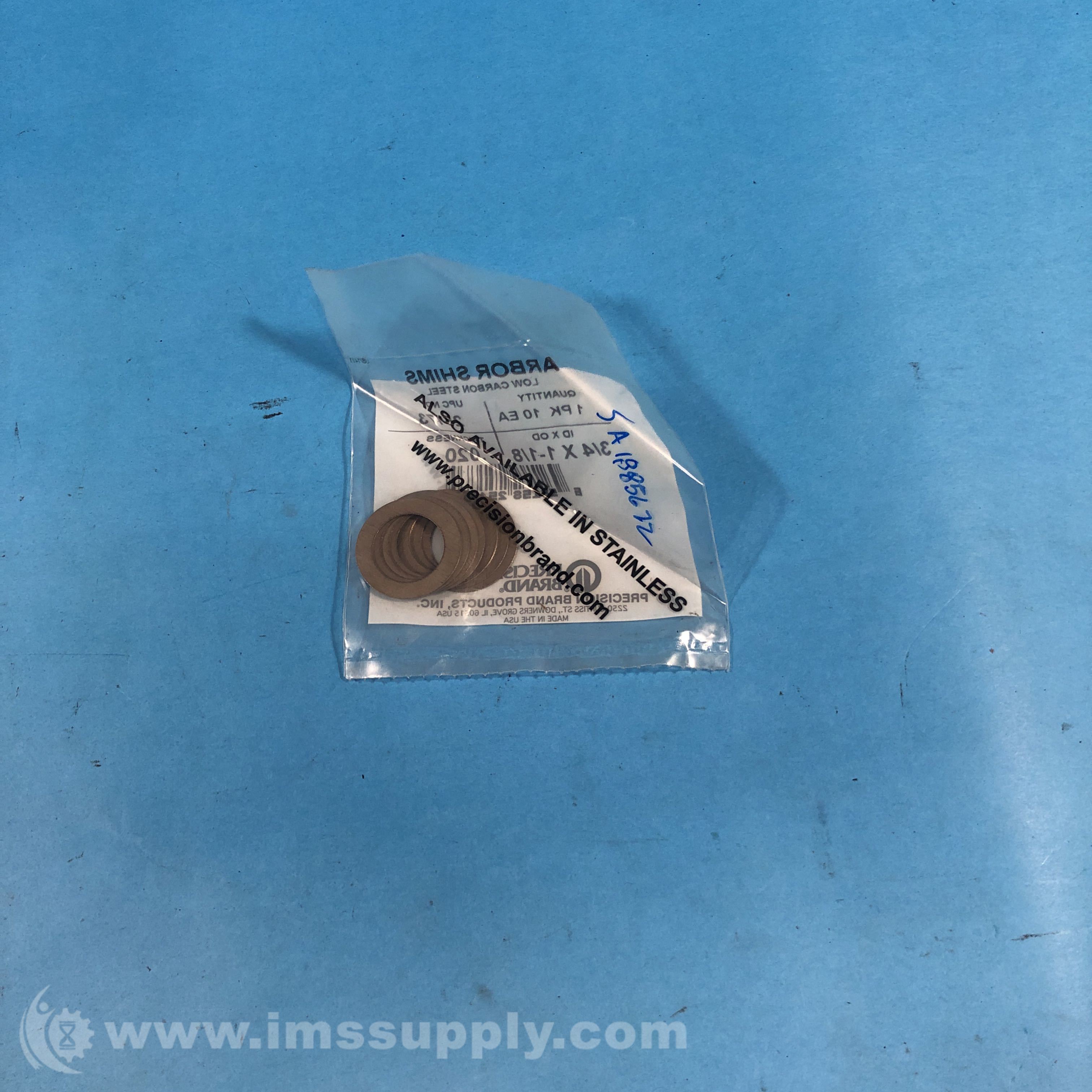 Precision Brand 25173 Bag of 10 Arbor Shims - IMS Supply