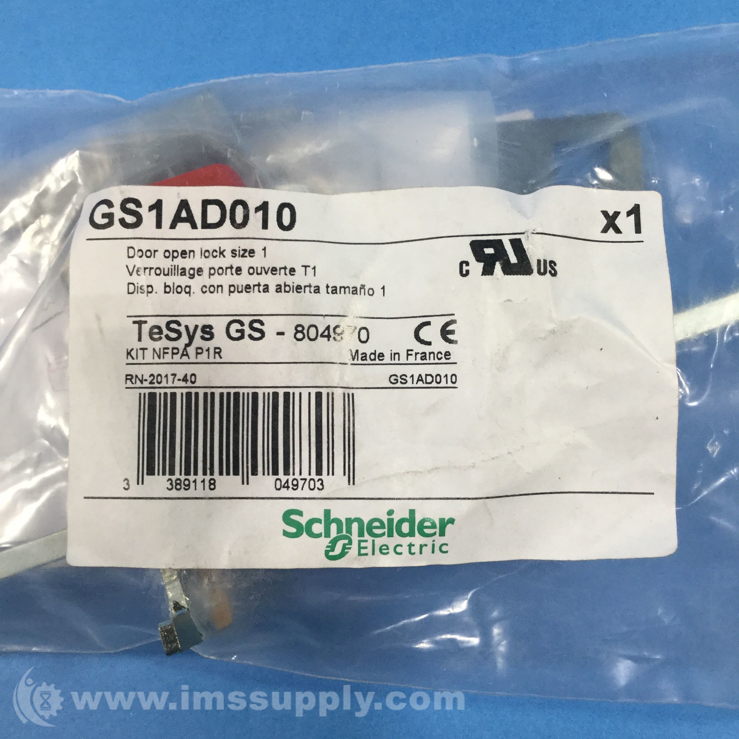 Schneider Electric GS1AD010 Internal Handle Kit For 5mm Shaft - IMS Supply