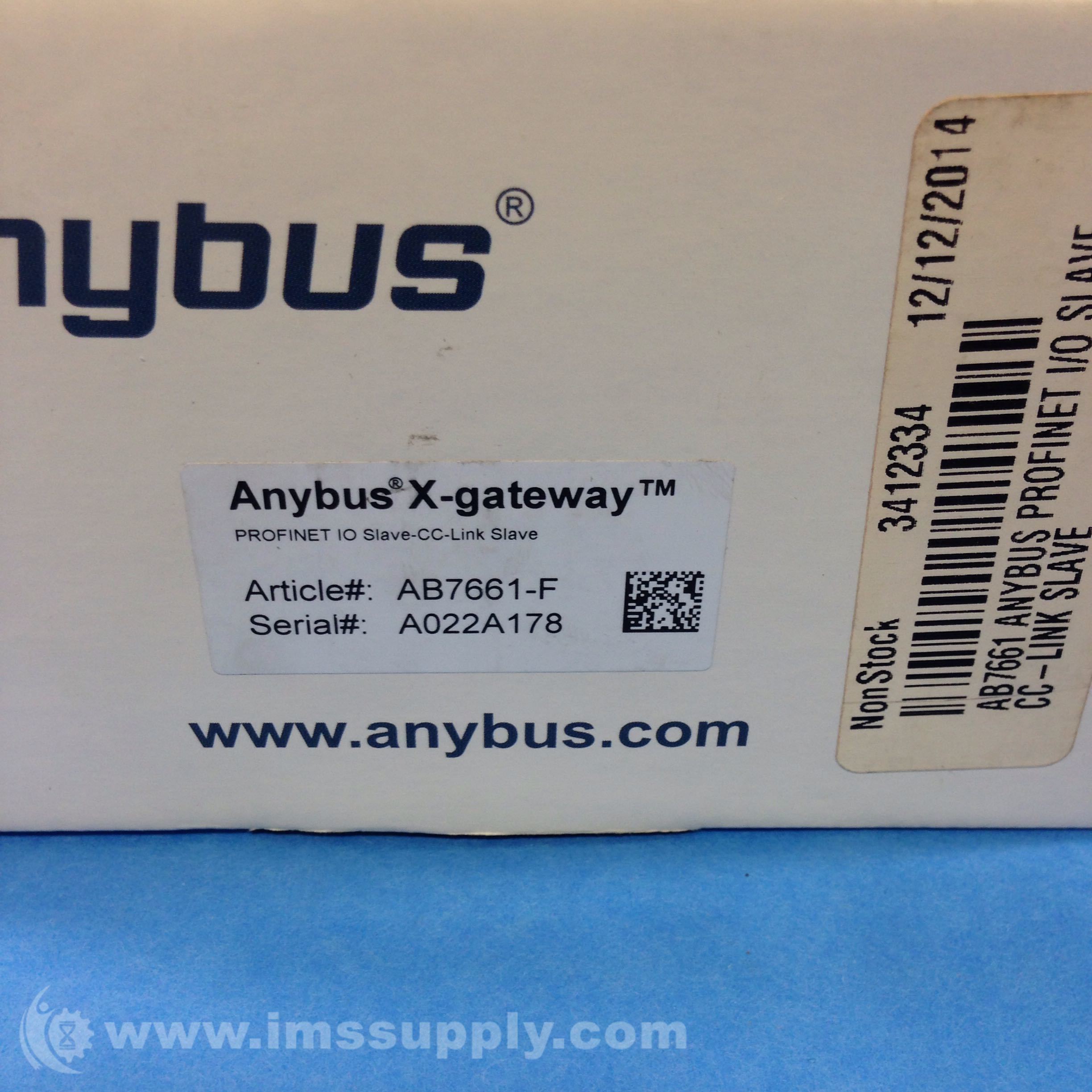 Anybus AB7661-F Ethernet Gateway - IMS Supply