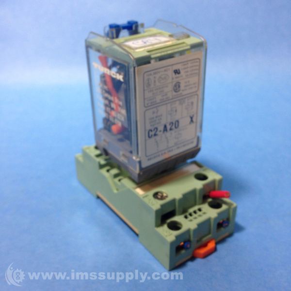 Releco C2-A20X Relay, Releco MR-C, C2-A20X/AC120V, DPDT, 120VAC - IMS Supply