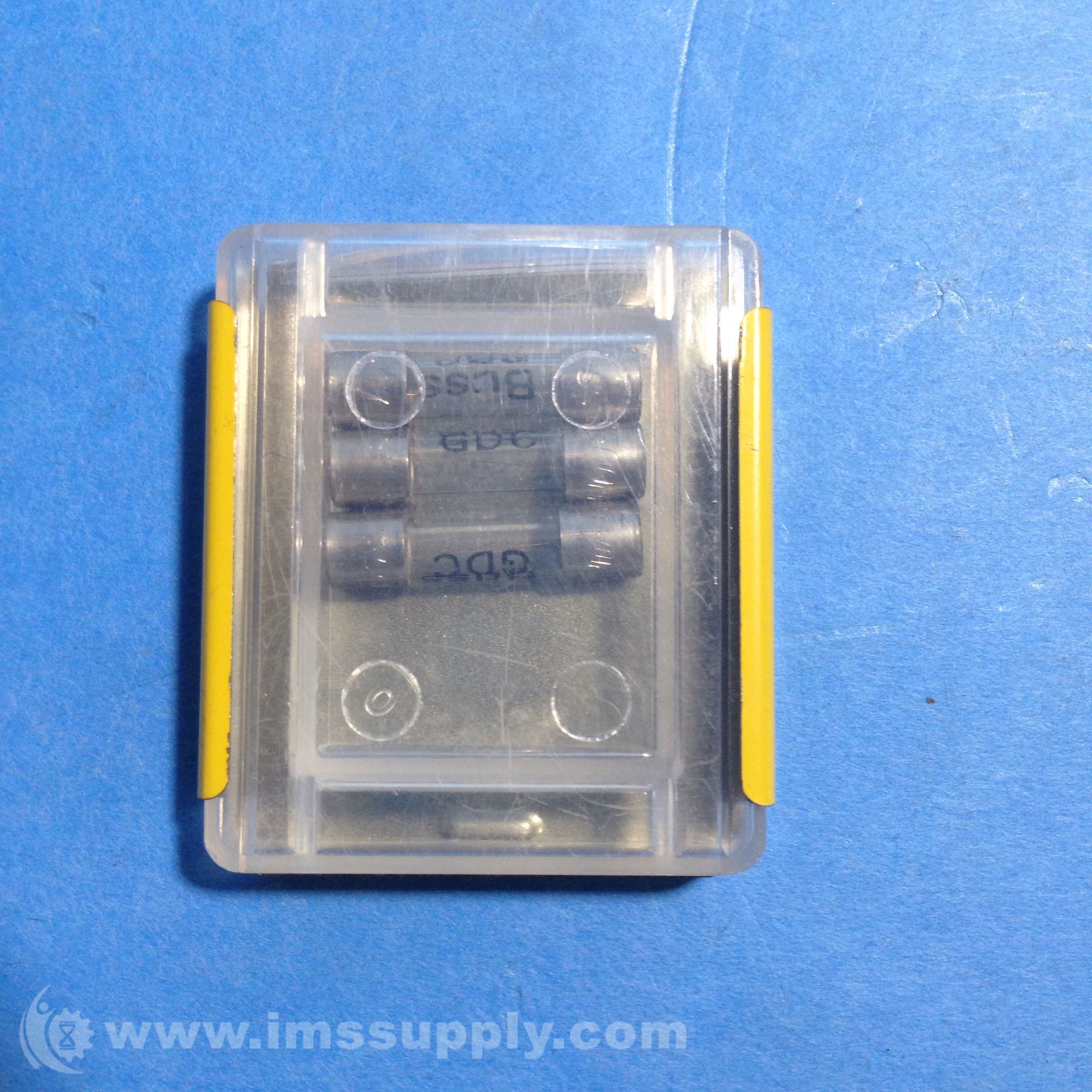 Bussmann GDC-500MA Fuse 500MA 250V Time Delay EA - IMS Supply