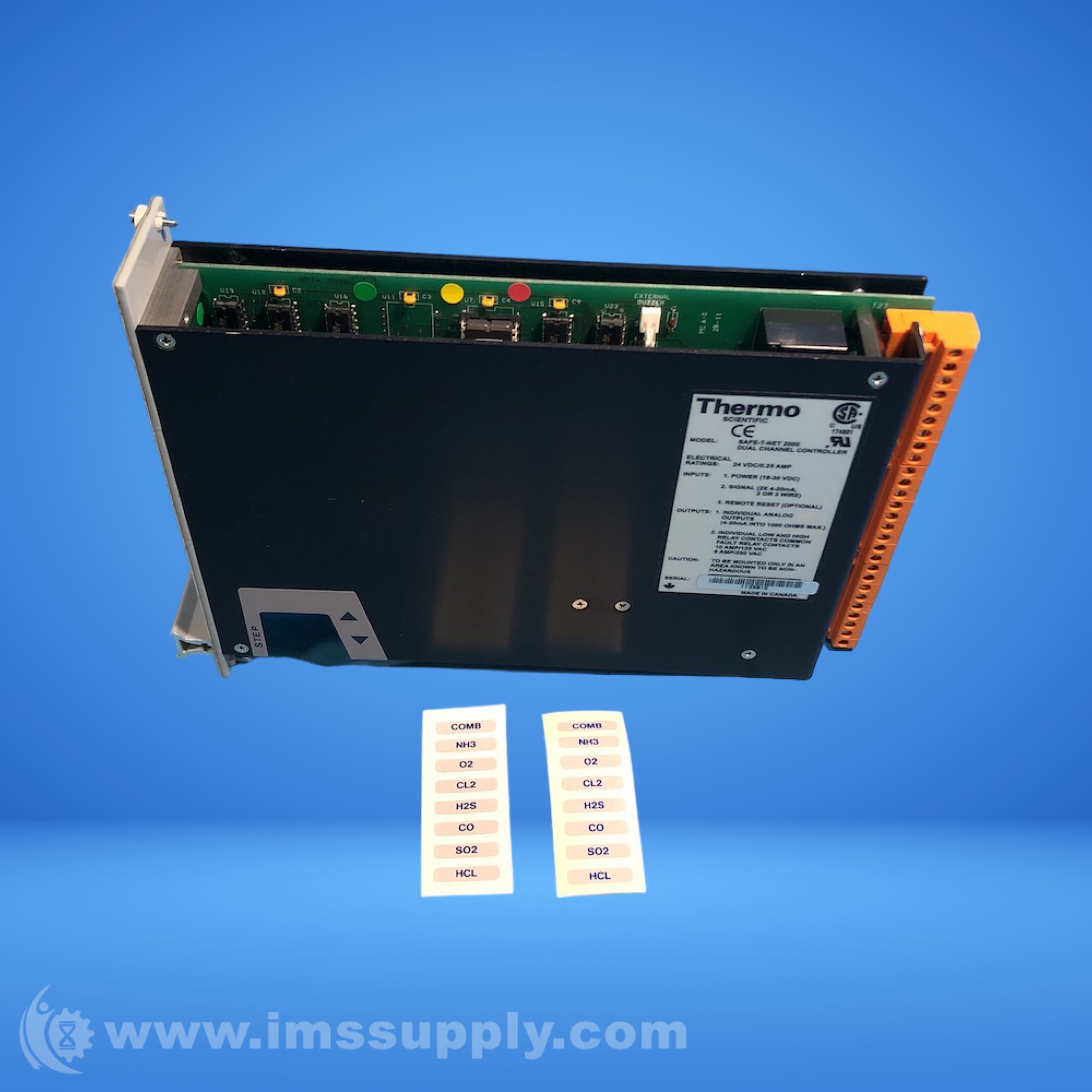 Thermo Scientific SAFE-T-NET 2000 Dual Channel Controller - IMS Supply