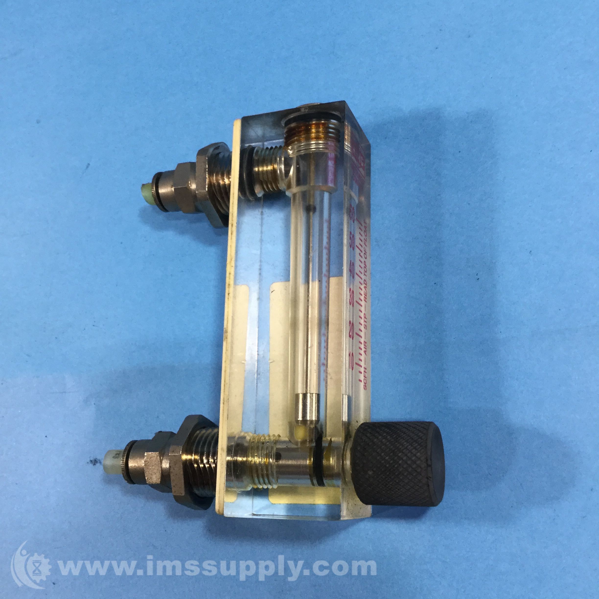 King Instrument SCFH-AIR-STP-READ TOP OF FLOAT Meter - IMS Supply