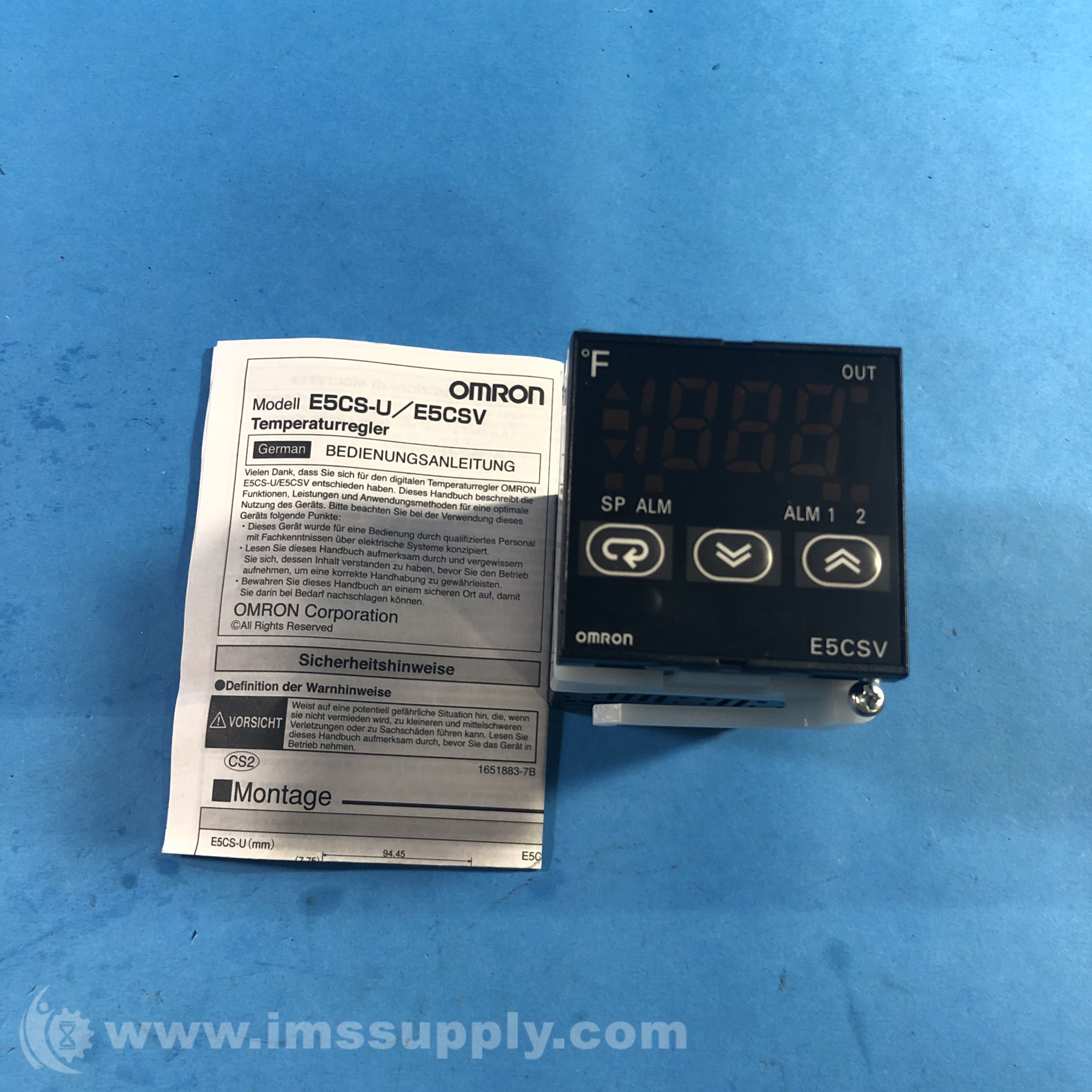 Omron E5CSV-RIT-F Temperature Controller - IMS Supply
