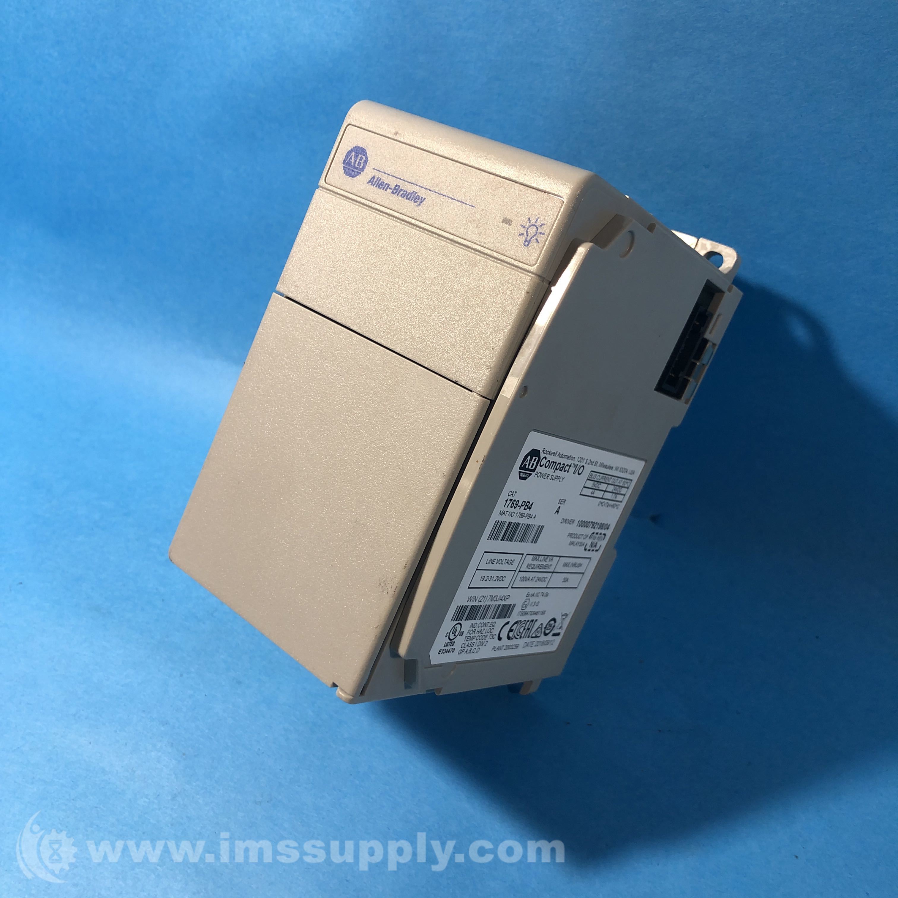 Allen Bradley 1769-PB4 Series A Power Supply - IMS Supply