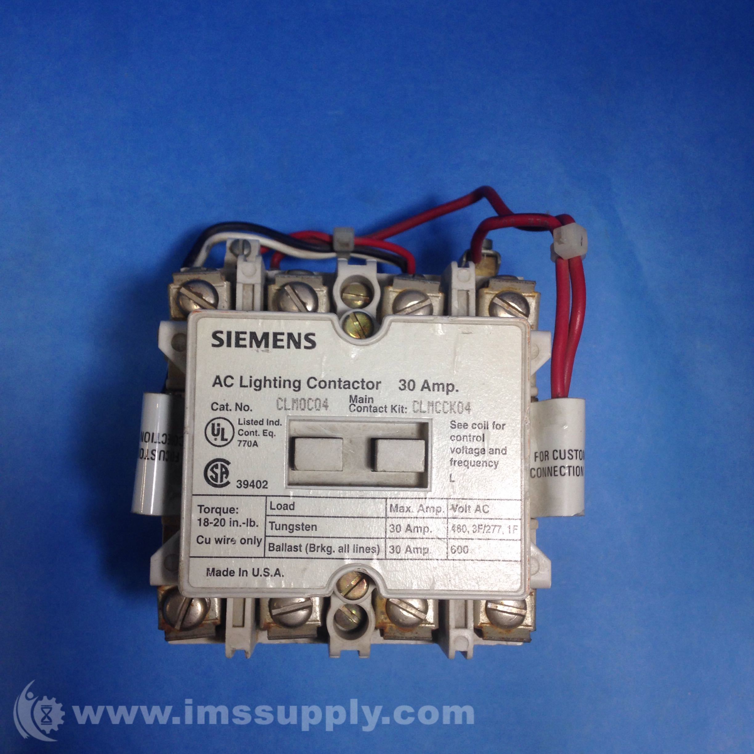 Siemens Clm Lighting Contactor Wiring Diagram - Wiring Diagram