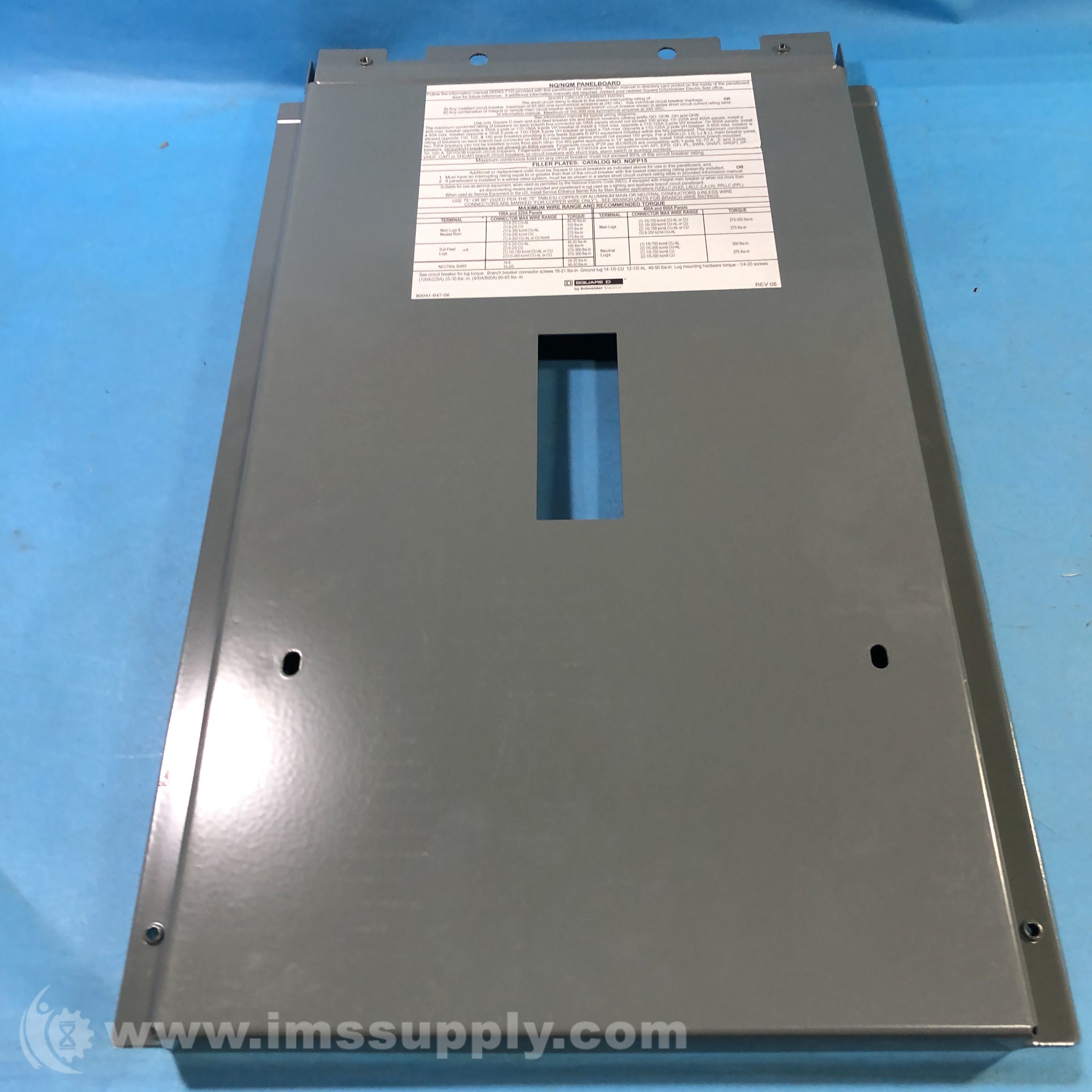 Square D NQRPLMB2Q NQ/NQM Panelboard - IMS Supply