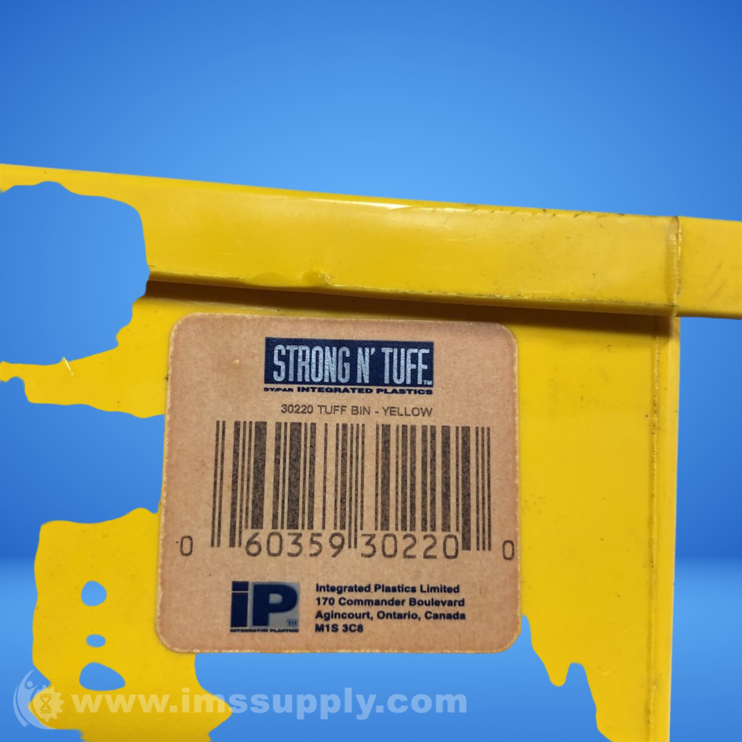 Quantum Storage Systems Yellow Bin. - IMS Supply