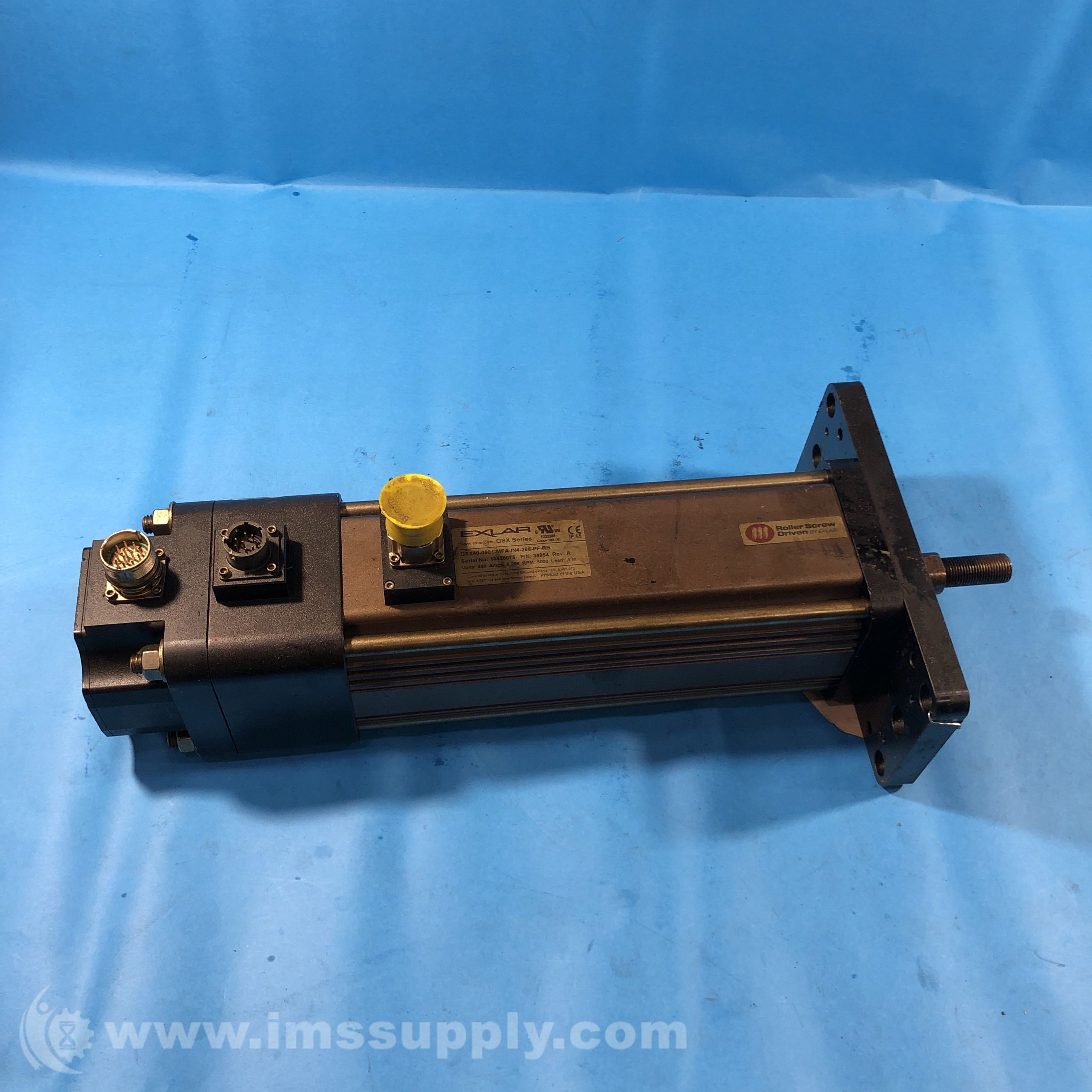 Exlar GSX40-0601-MFA-IN4-268-PF-RB Integrated Motor Actuator - IMS Supply