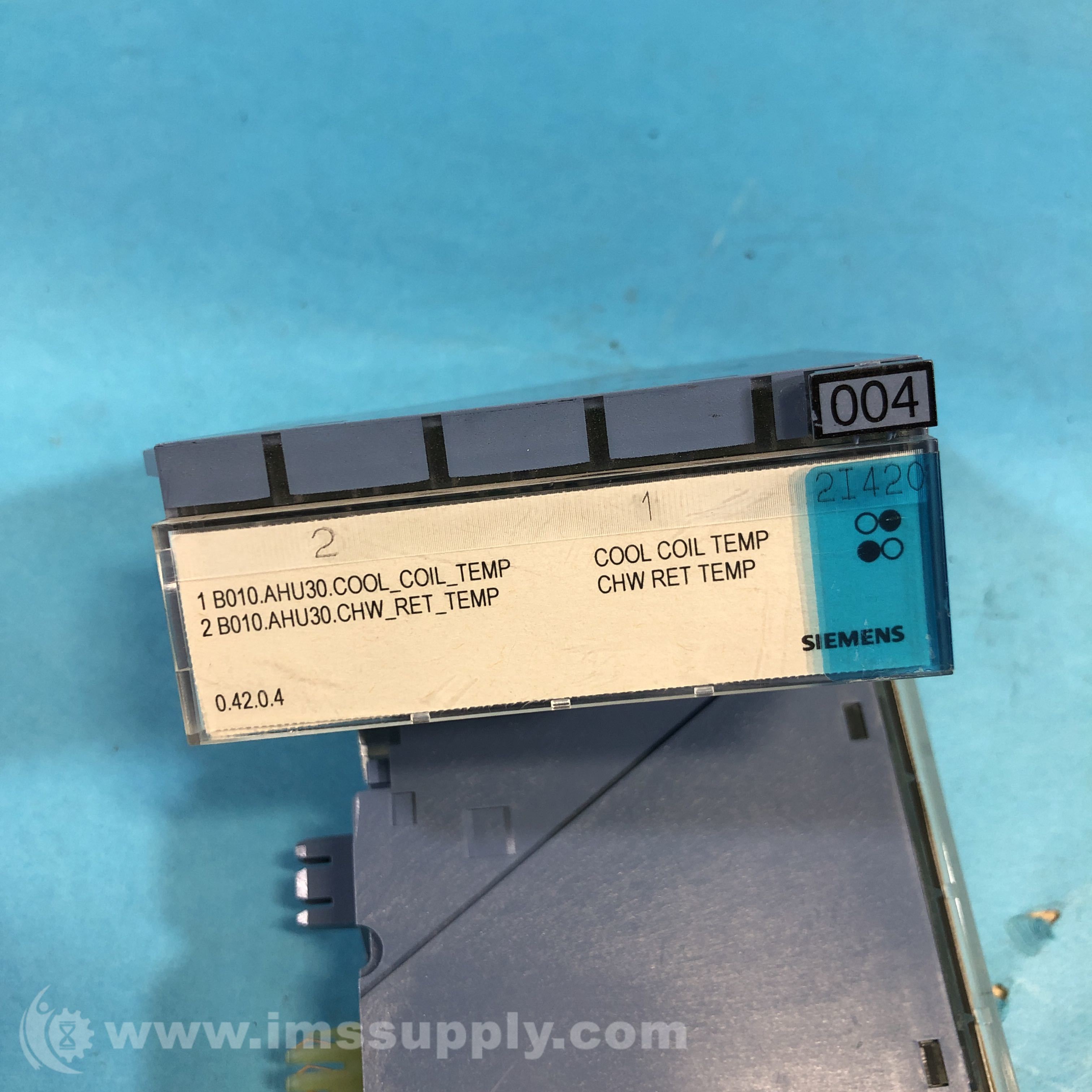 Siemens PTM6.2I420 Point Termination Module Analog Input 4-20 MA - IMS ...