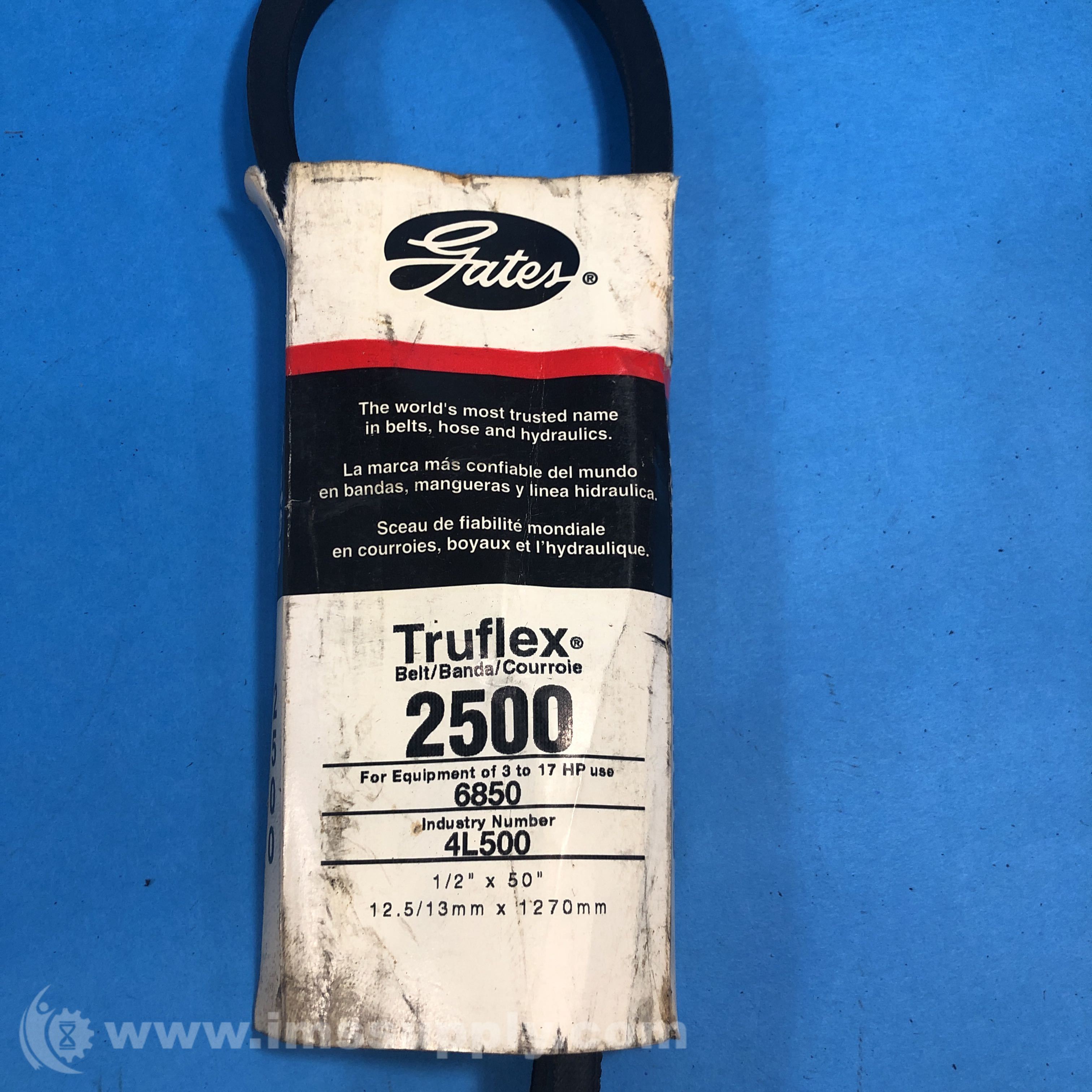 Gates 4L500 Trueflex® 84002500 V-Belt - 4L Section, 1 Band - IMS Supply