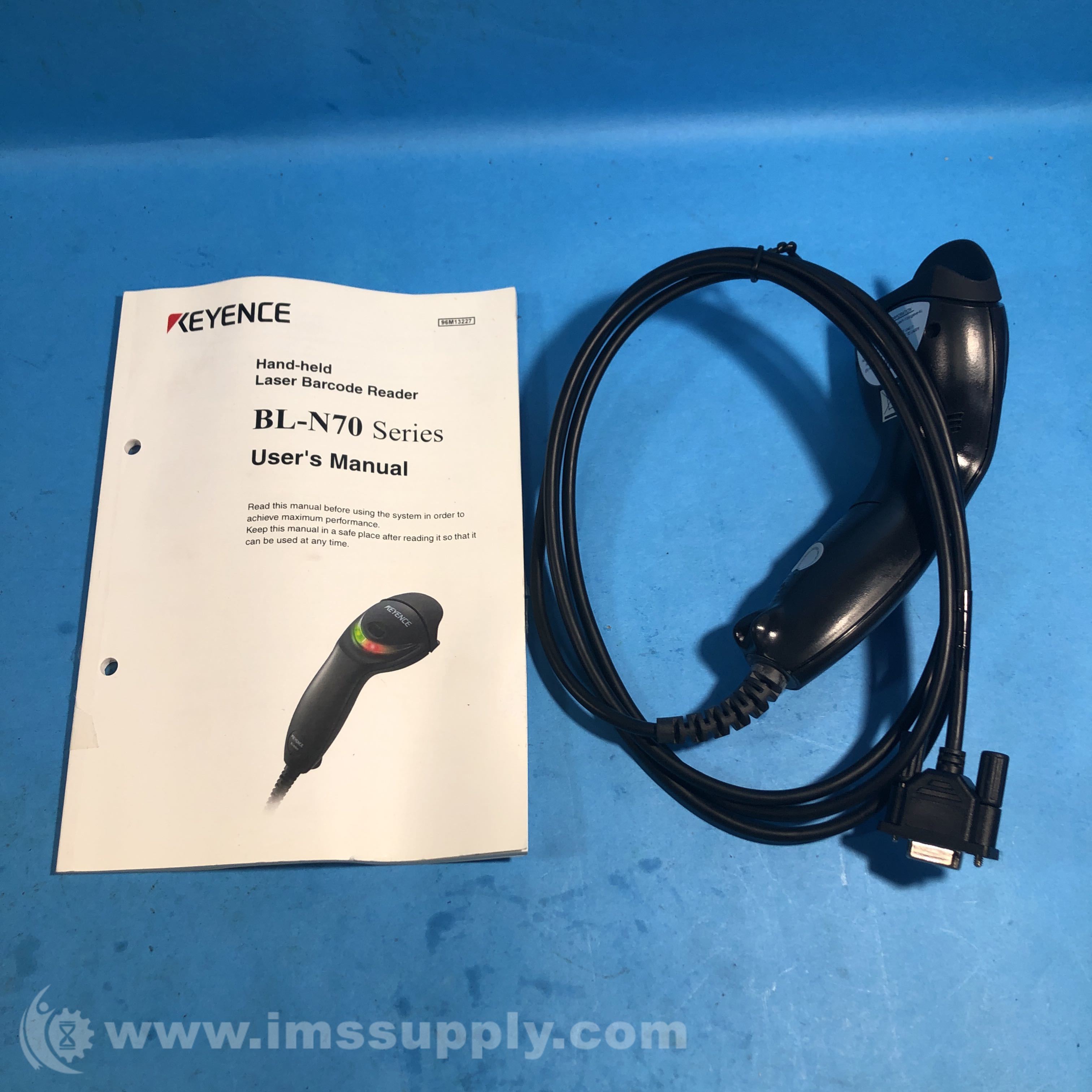 Keyence BL-N70RKE Light and Small Laser Handy Barcode Reader - IMS Supply