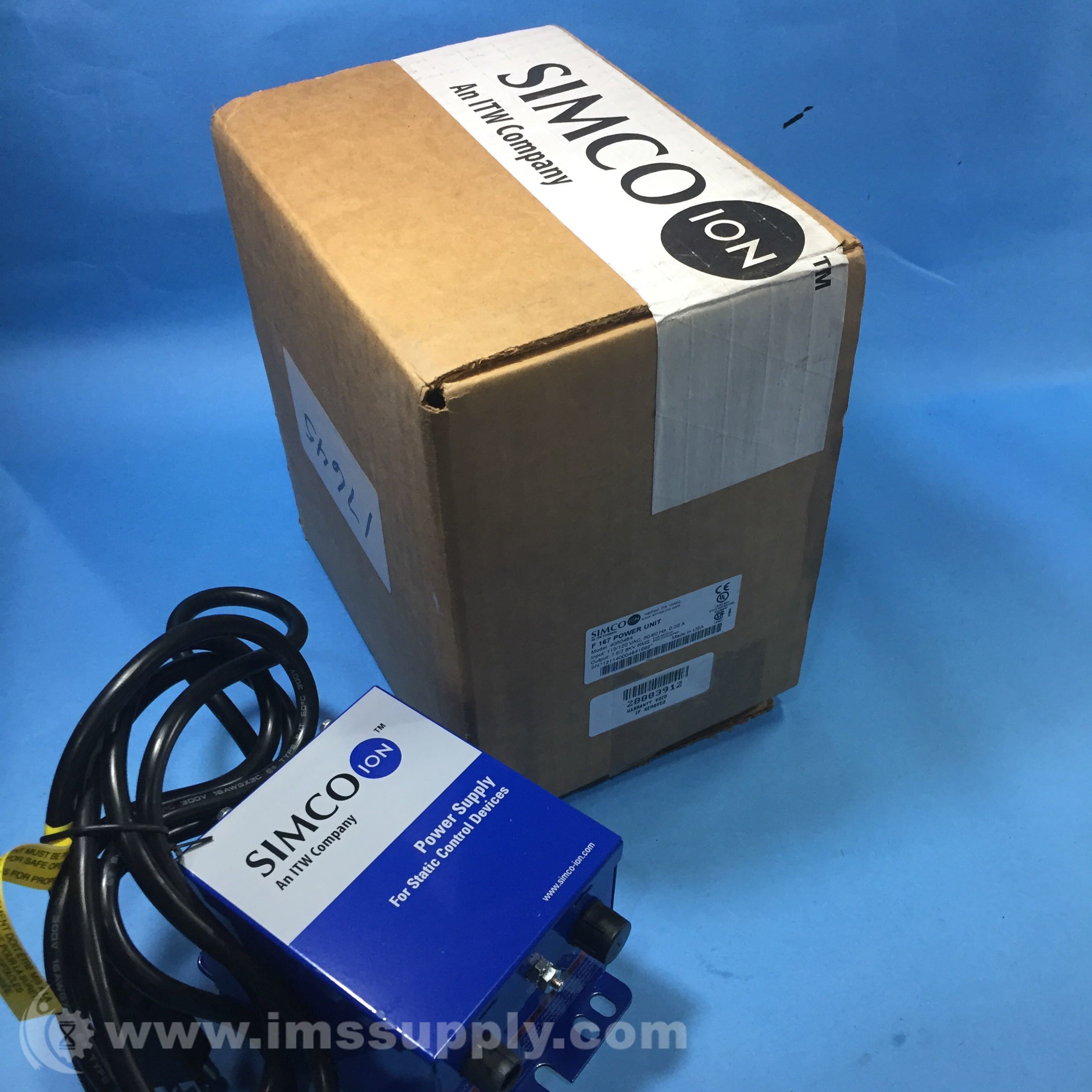 Simco Ion 4000464 Linear Power Supply, ITE, 2 Outputs, 7 kV, 3 mA - IMS ...