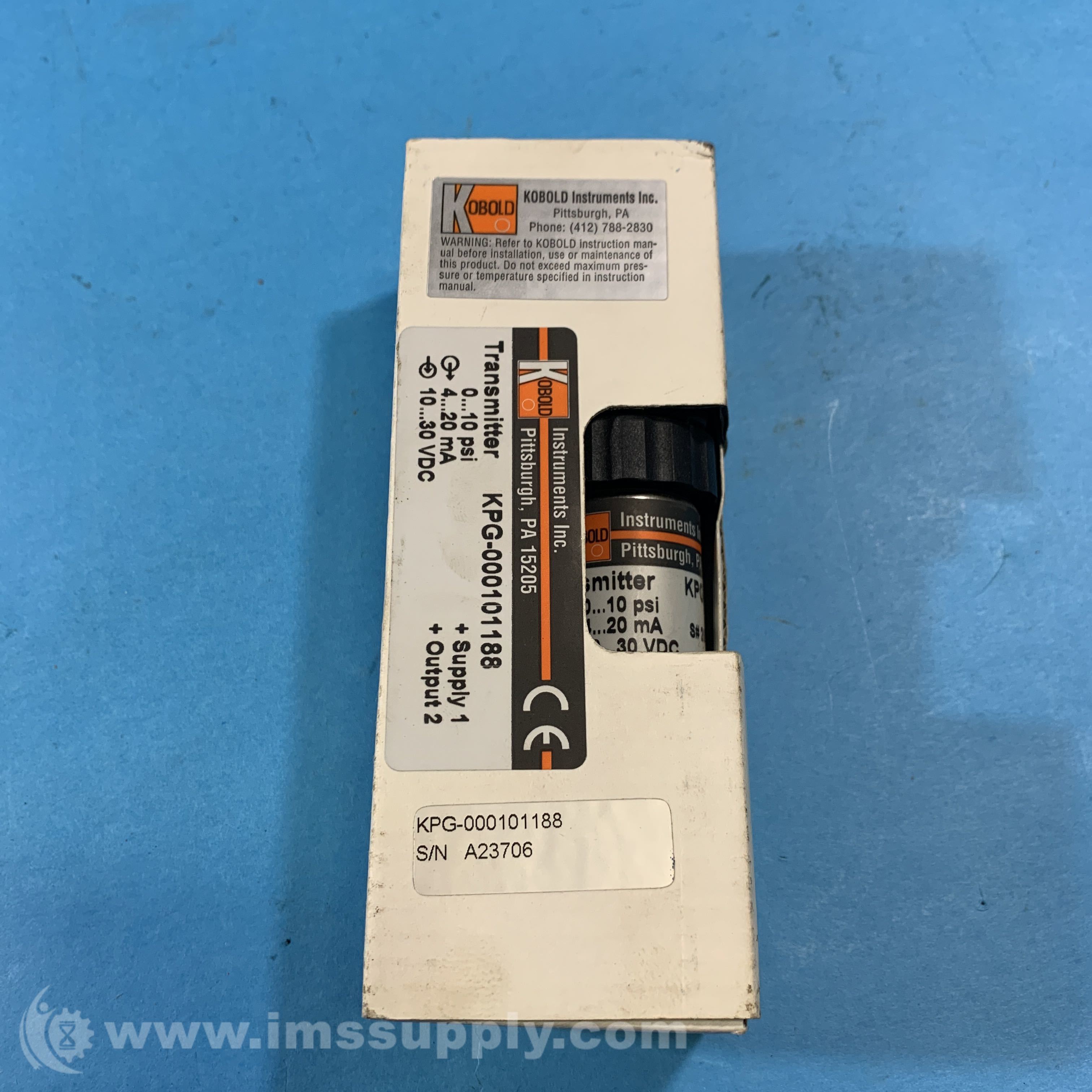 KOBOLD Instruments KPG-000101188 Transmitter - IMS Supply