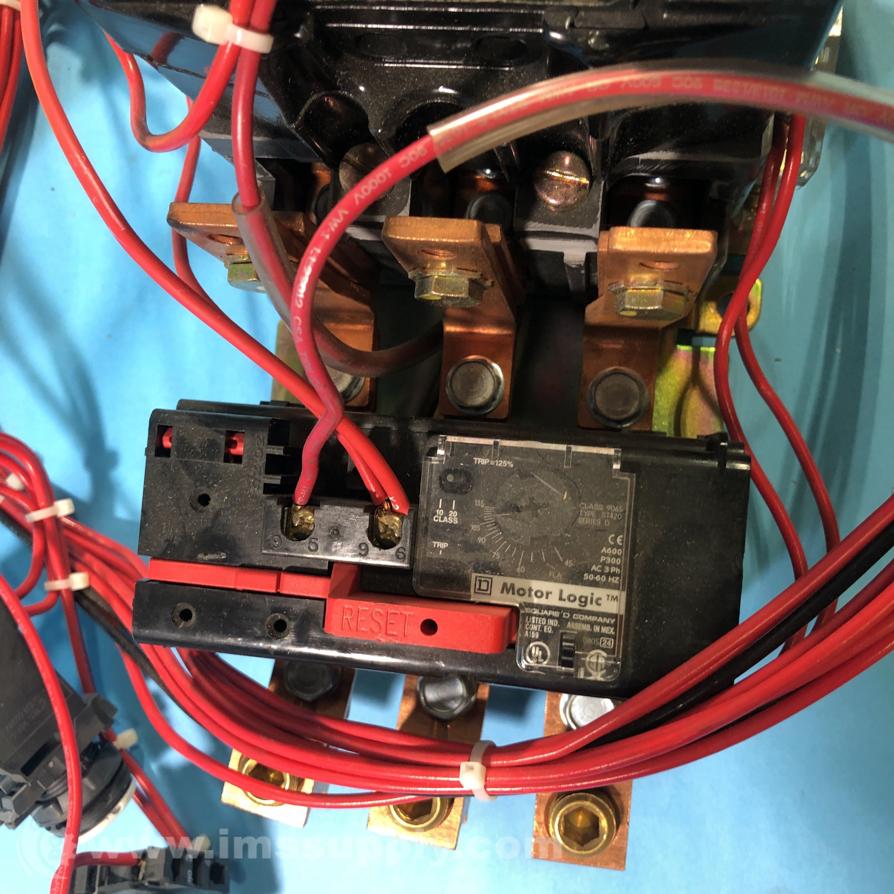 Square D 8536sf01h30s NEMA Size 4 motor starter, - IMS Supply