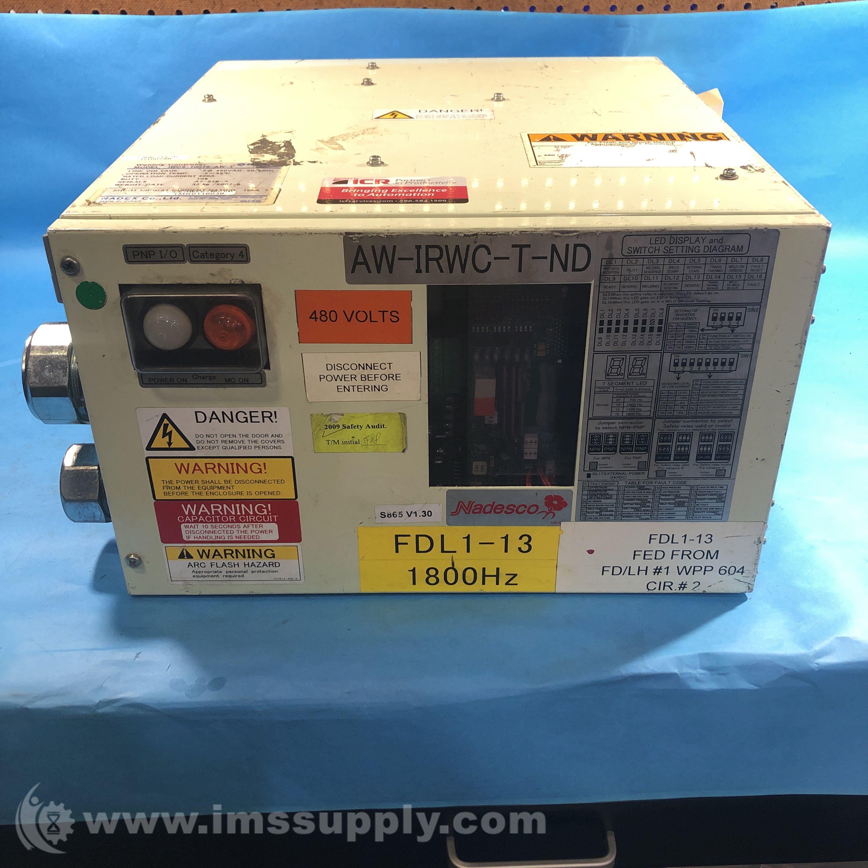Nadex IWC5-10075-AW-T Welding Controller Device - IMS Supply