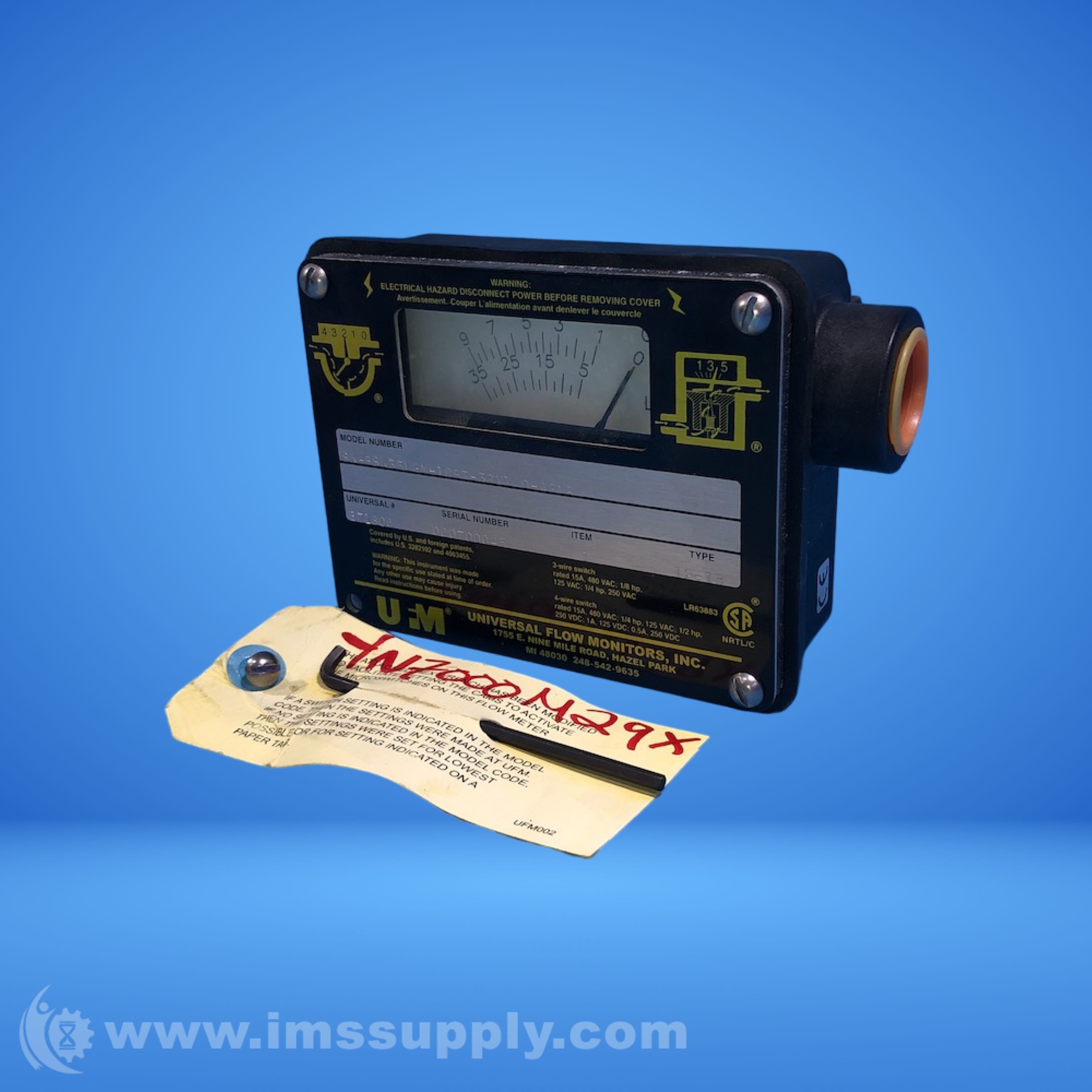 Universal Flow Monitors SN-BSK35LGM-12BT-32V1.0-A2NR Flow Meter - IMS ...