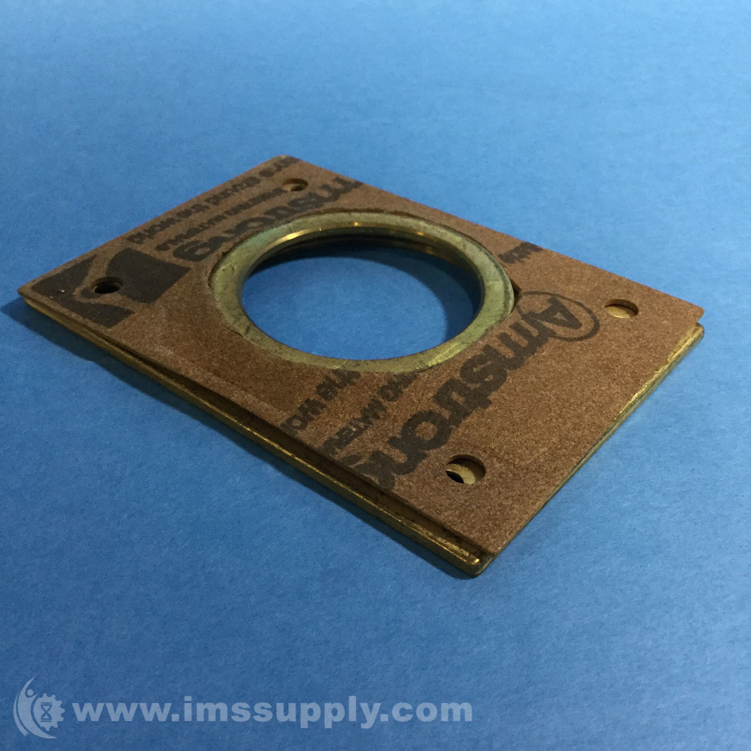 Hubbell 232A Brass Floor Outlet Plate Recepticle Cover - IMS Supply