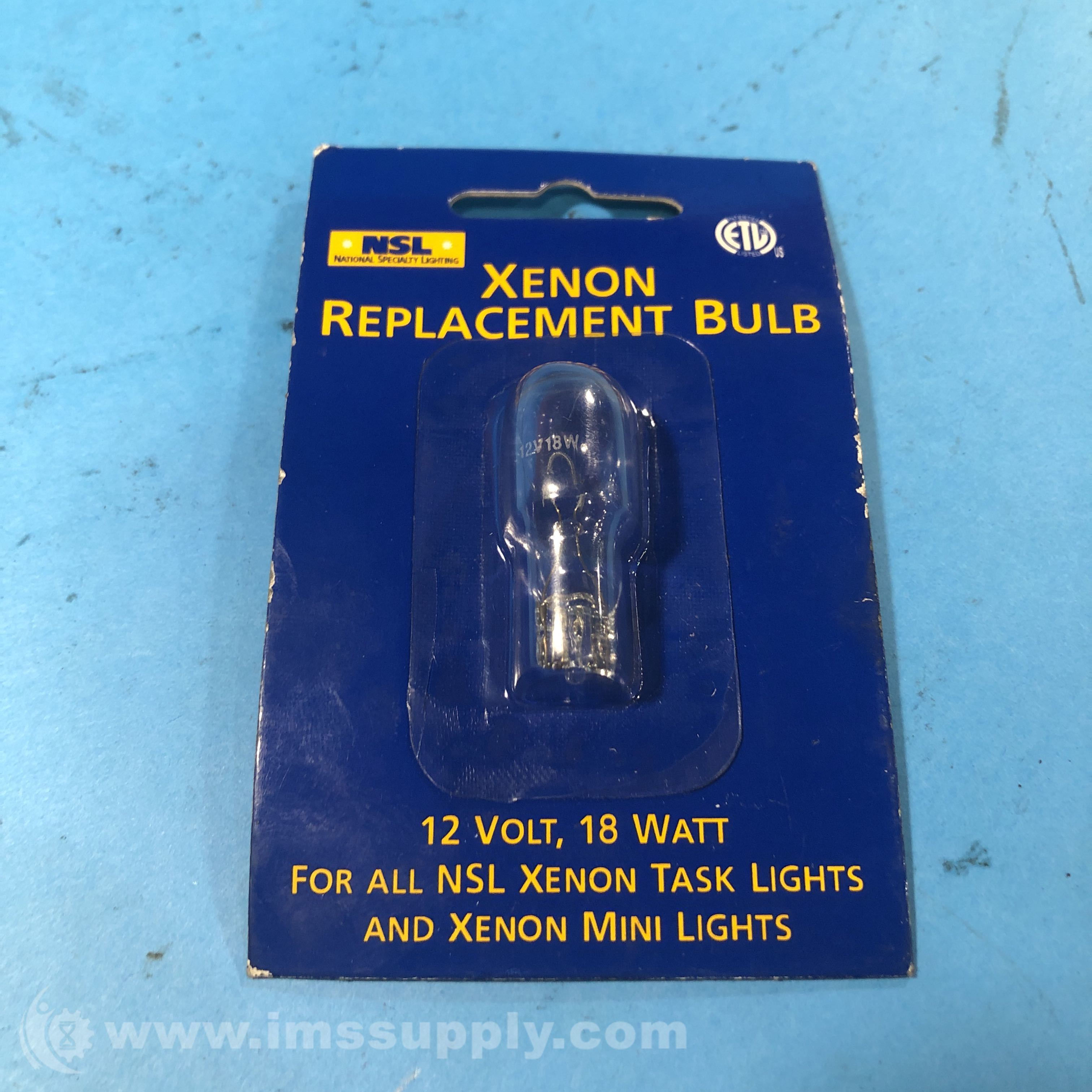 National Specialty Lighting XEN-12-18W Xenon Bulb, 12 Volt, 18 W - IMS ...