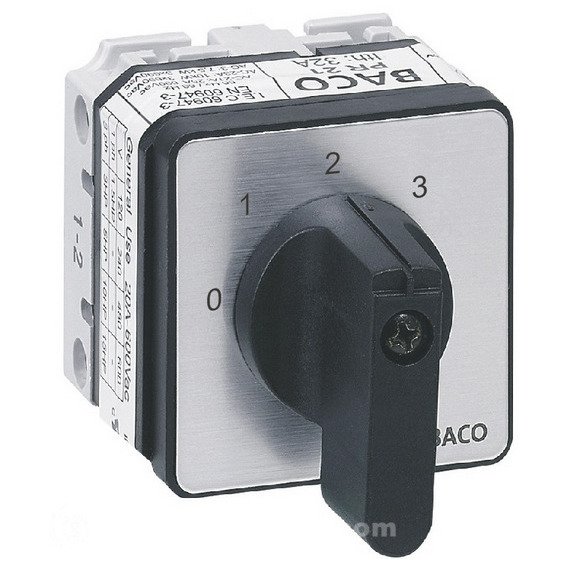 Baco Controls 227627 20 A Cam Switch, 1-Pole, 3-Contacts - IMS Supply
