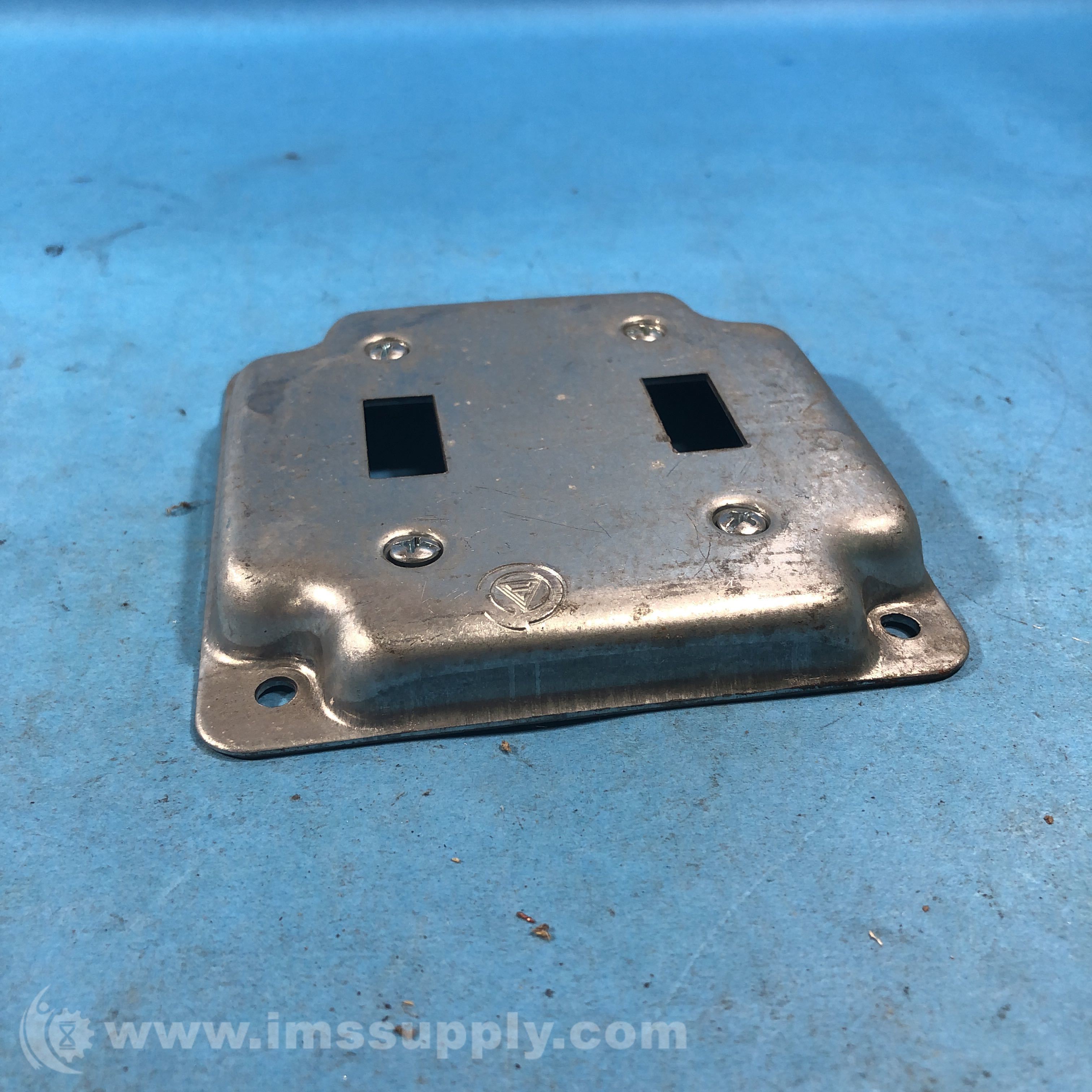 Appleton 2 Gang Steel Switch Cover Plate - IMS Supply