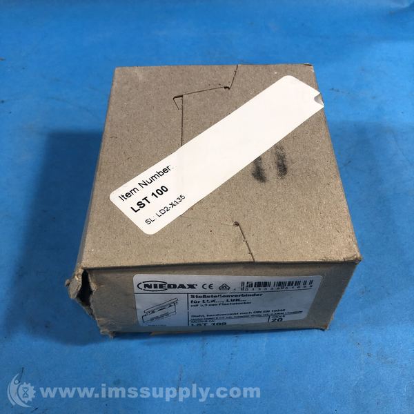 Niedax LST 100 Box of 20 Installation Duct Couplers - IMS Supply