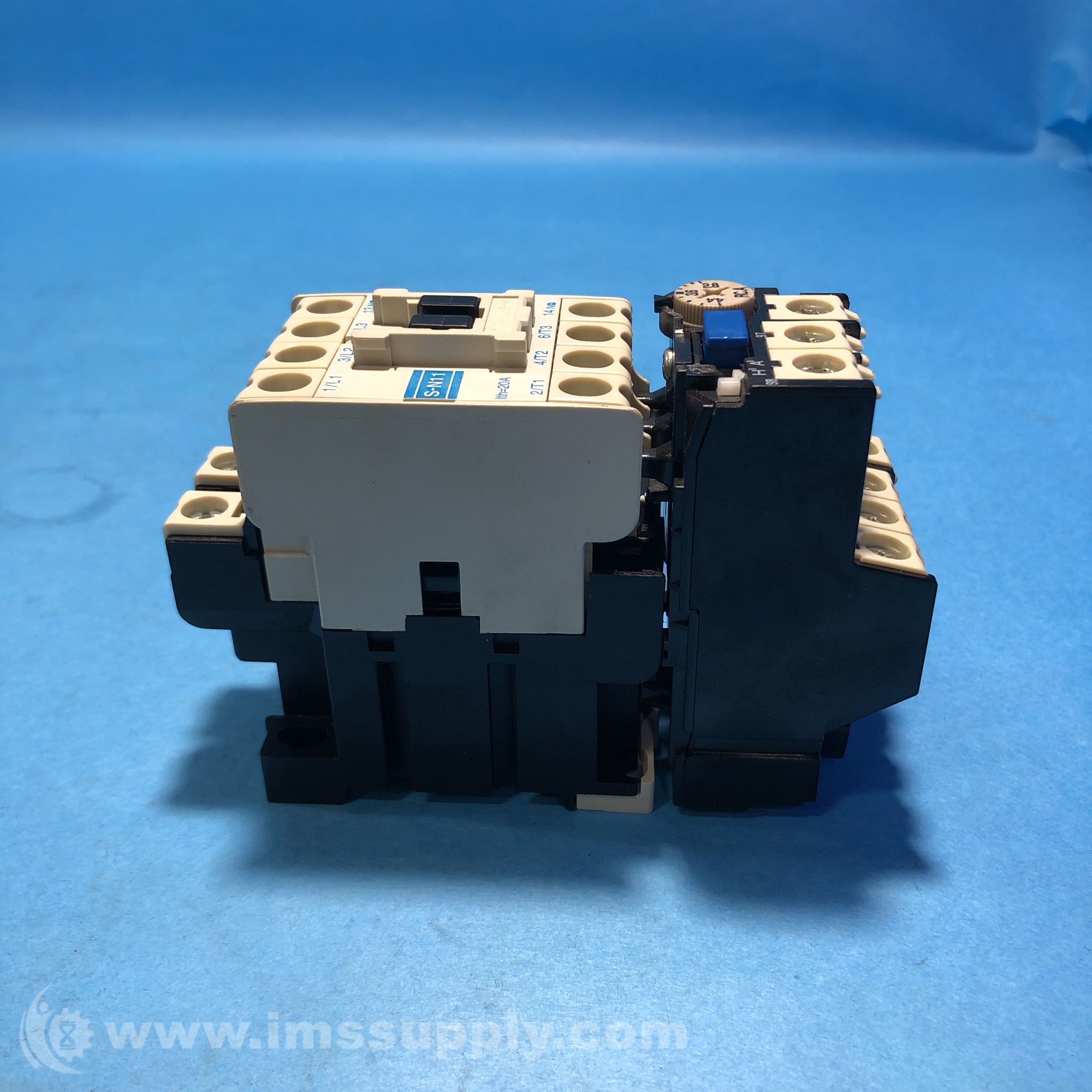 Mitsubishi Electric MSO-N11CX 3.6A 200V AC120V Starter Switch - IMS Supply